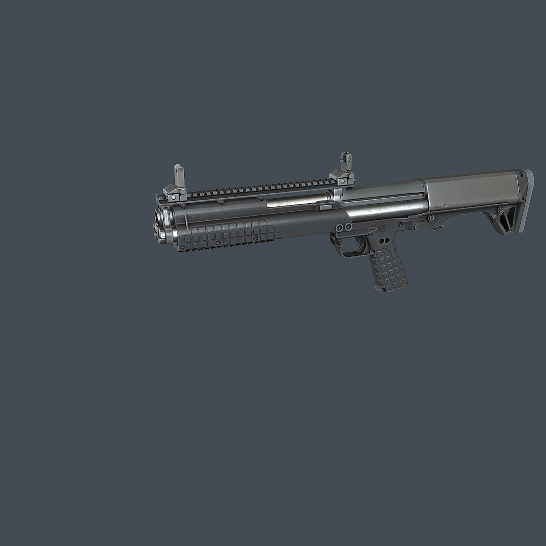 Ksg Shotgun 3d Model