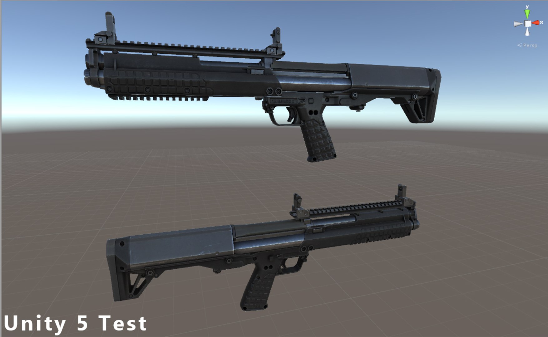 ksg shotgun 3d model