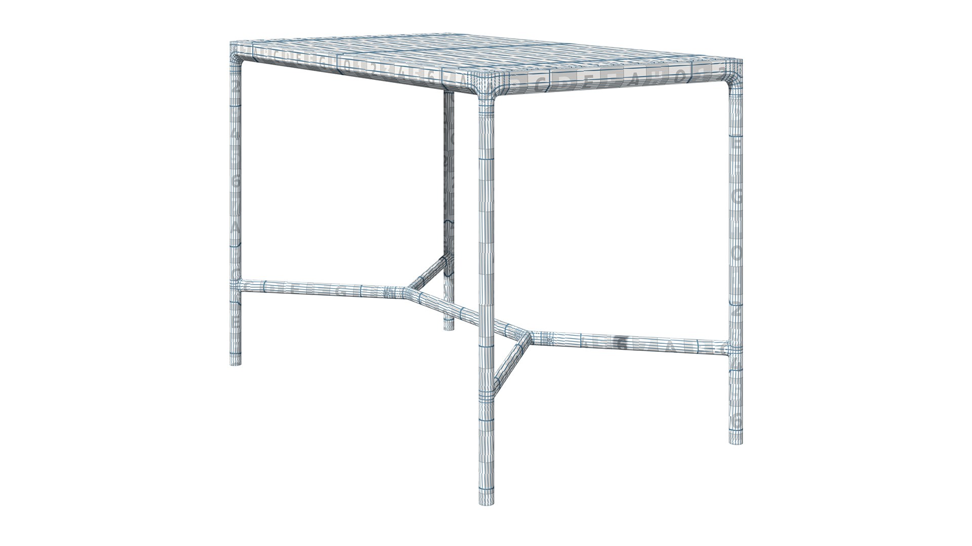 Houe Henrik Pedersen Four Outdoor Bar Table 3D Model - TurboSquid 2195422