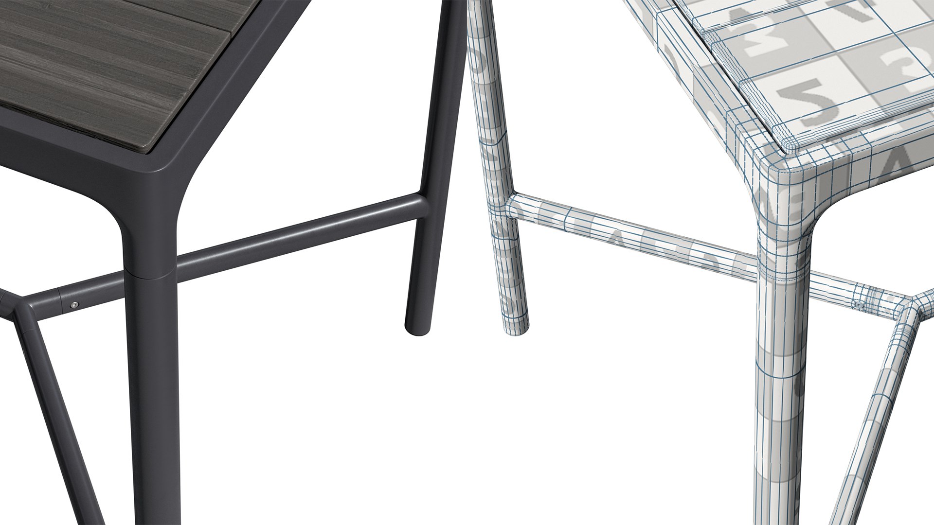 Houe Henrik Pedersen Four Outdoor Bar Table 3D Model - TurboSquid 2195422