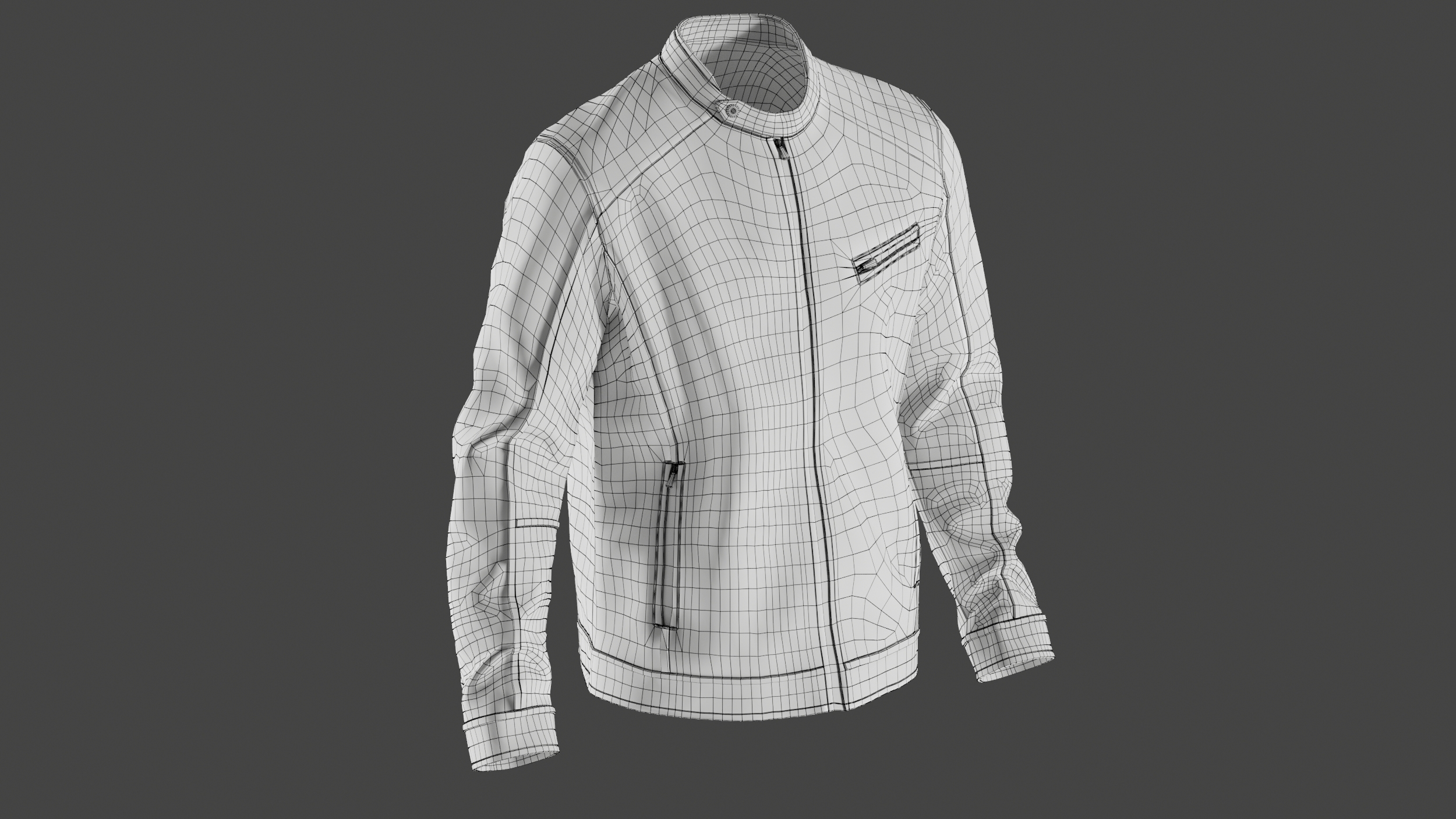 3D leather jacket mens model - TurboSquid 1680307