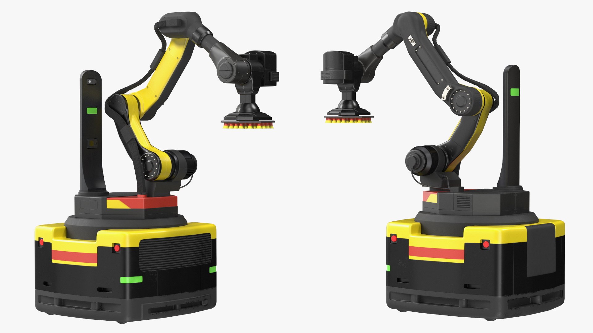 3D Warehouse Loader Robot Yellow Rigged - TurboSquid 2098636
