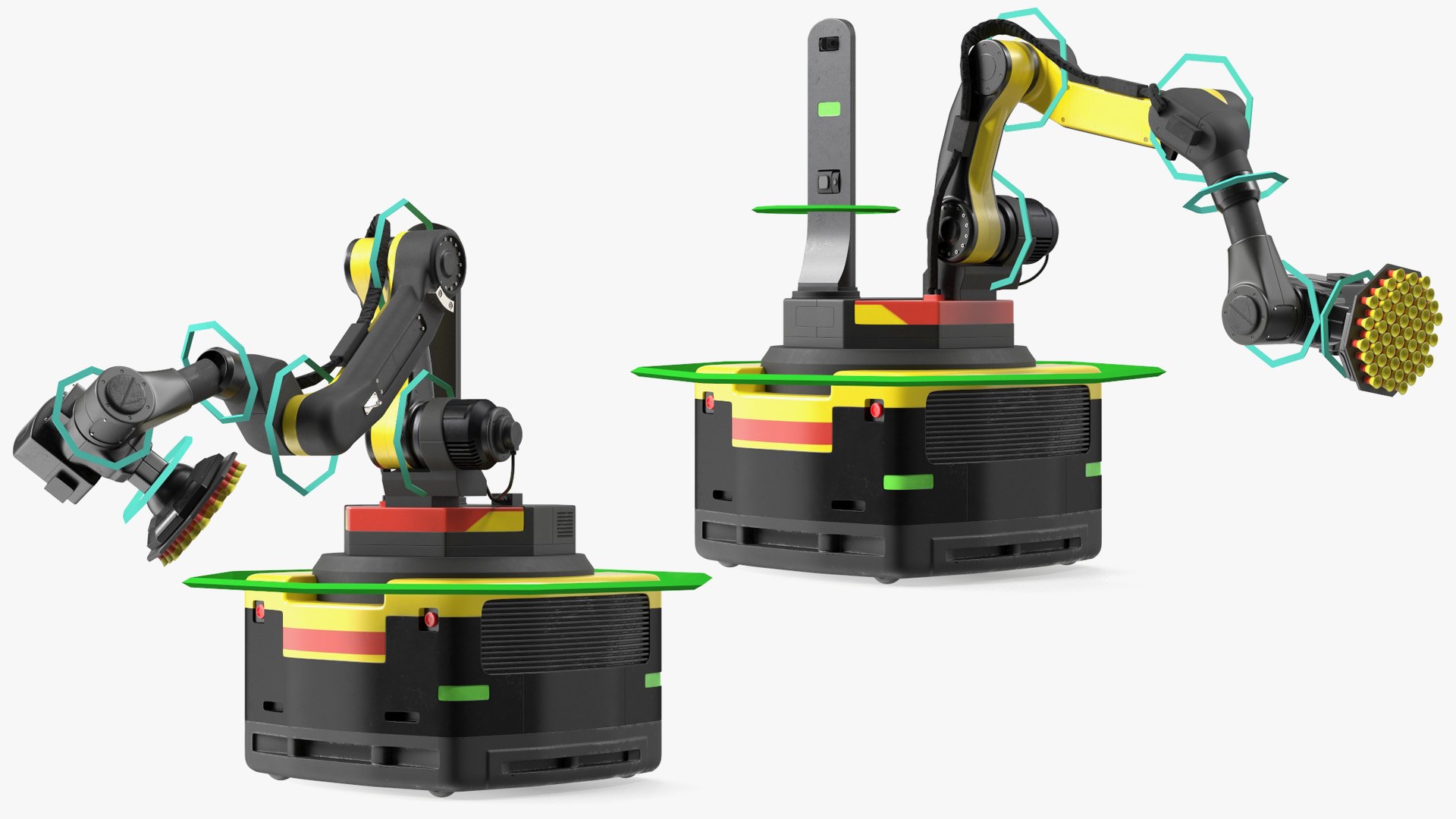3D Warehouse Loader Robot Yellow Rigged - TurboSquid 2098636