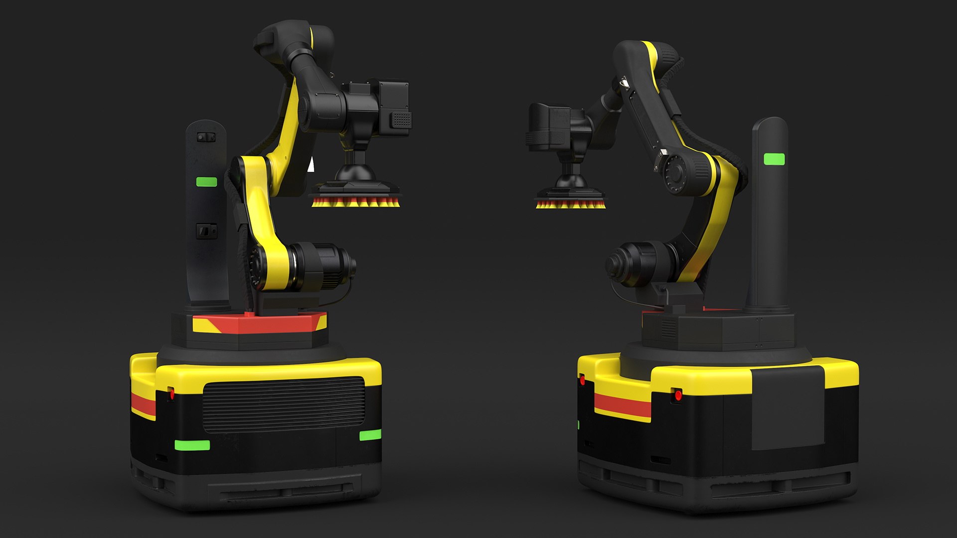 3D Warehouse Loader Robot Yellow Rigged - TurboSquid 2098636