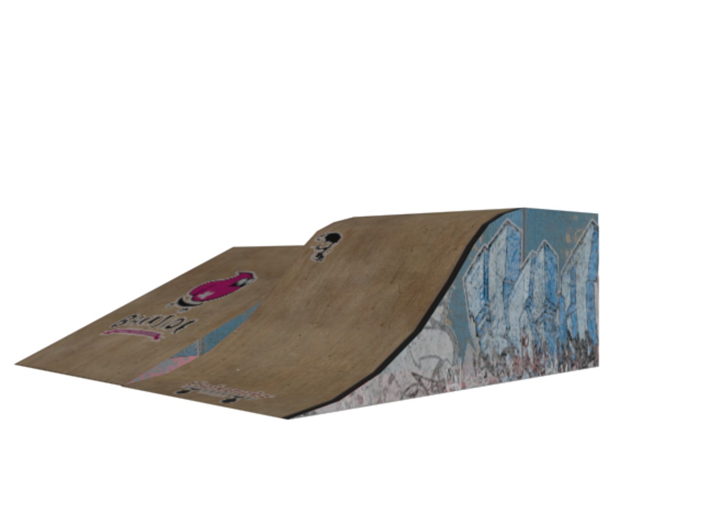 3d model skate ramp