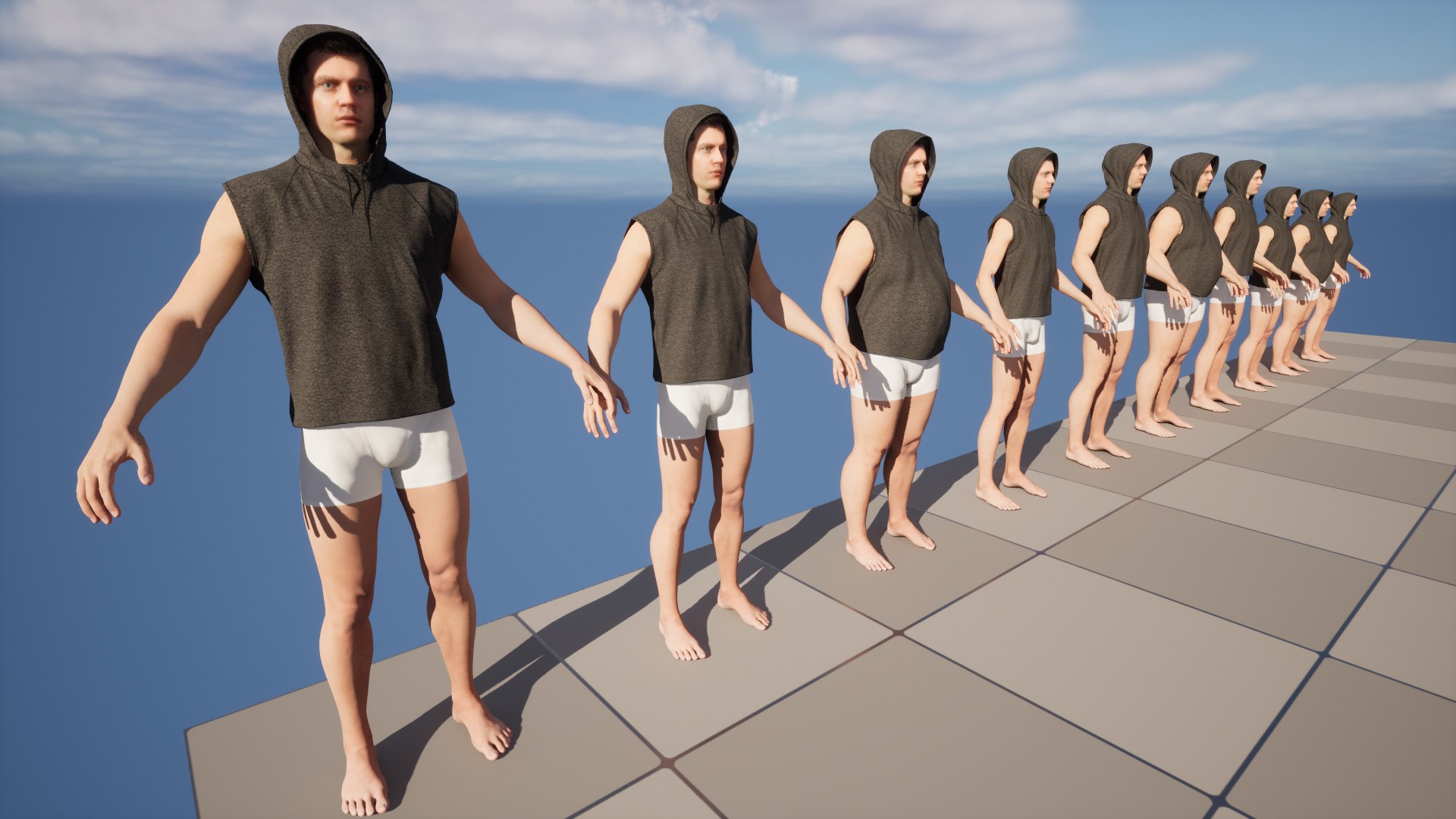 3D Vest 177 - All MH Bodies UE5 Skeletons - Rigged - TurboSquid 2322580