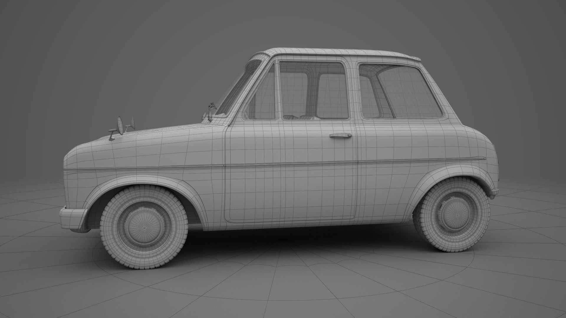 Cartoon car suzulight 3D - TurboSquid 1472141