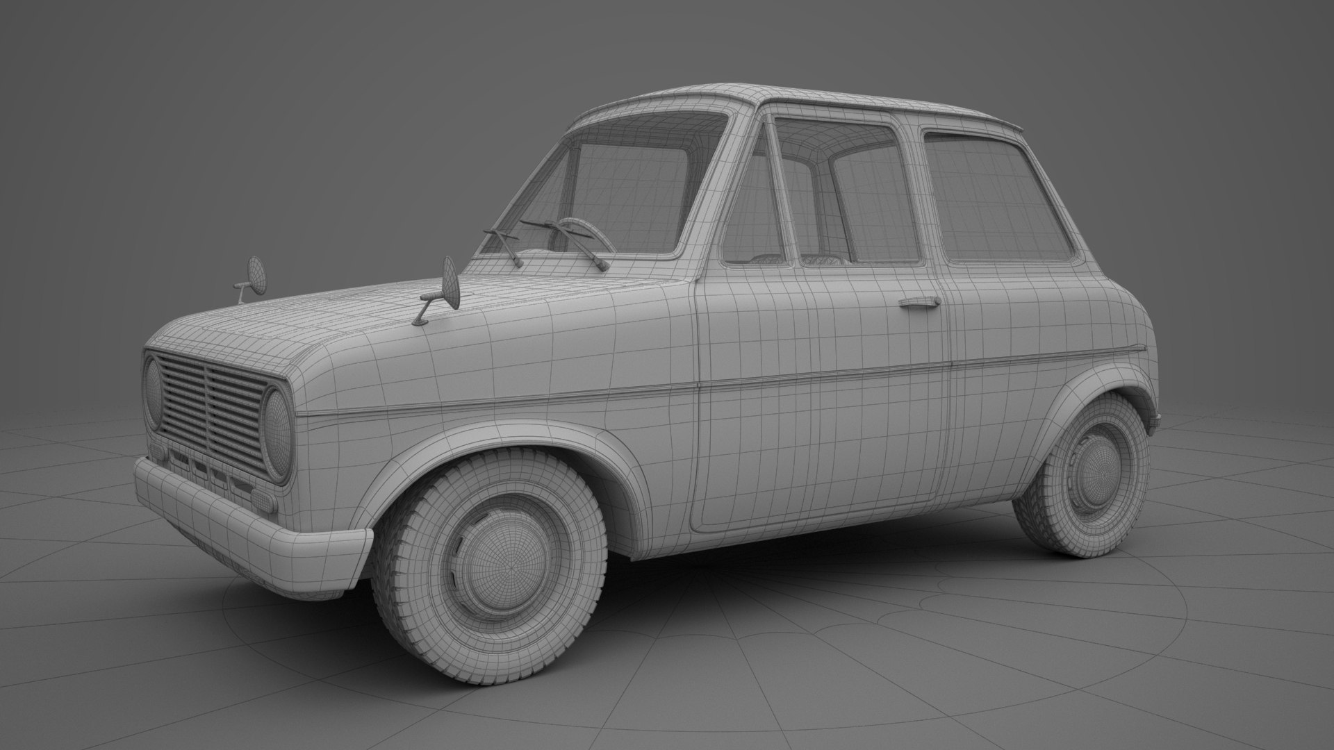 Cartoon car suzulight 3D - TurboSquid 1472141