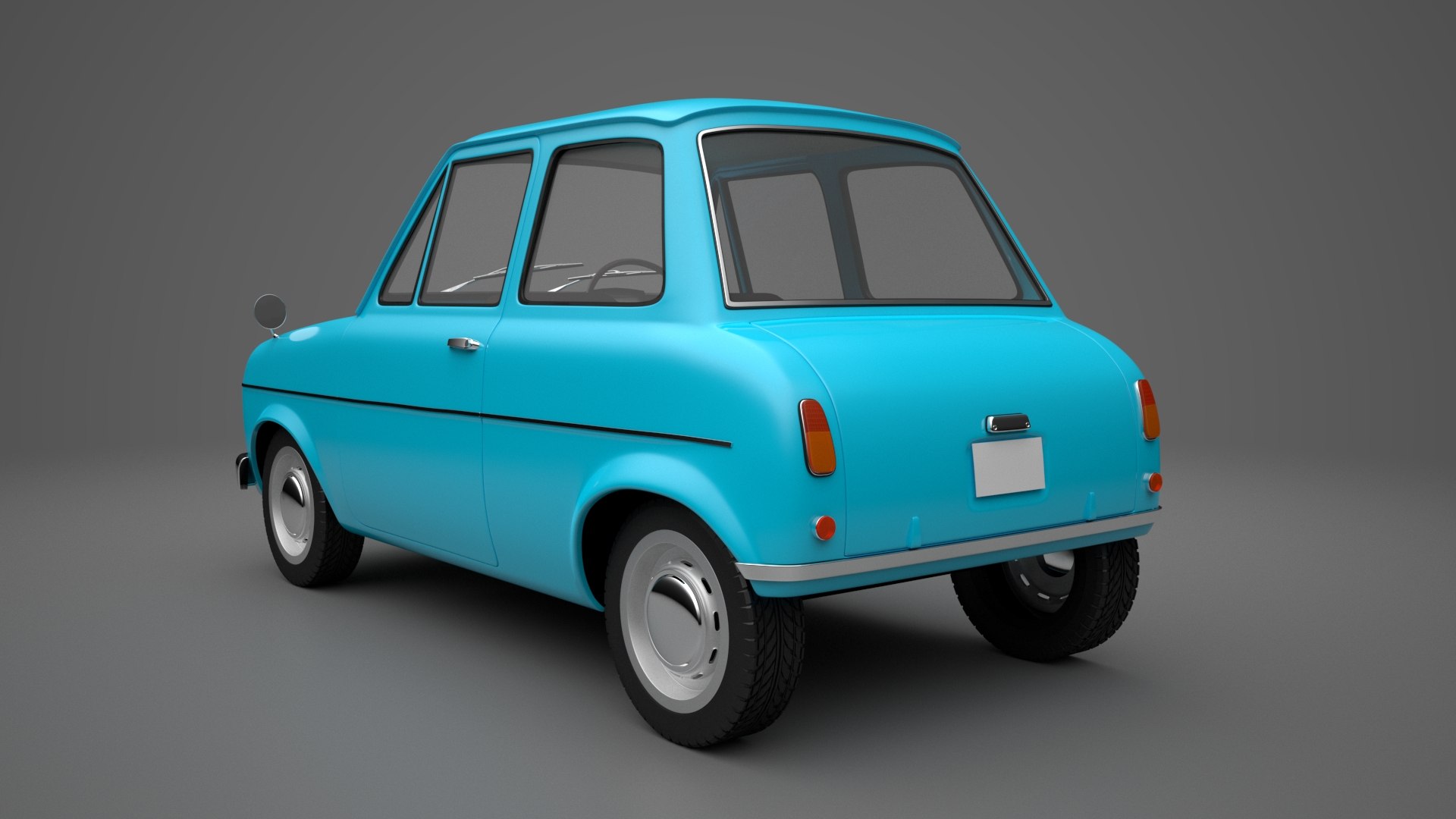 Cartoon Car Suzulight 3D - TurboSquid 1472141