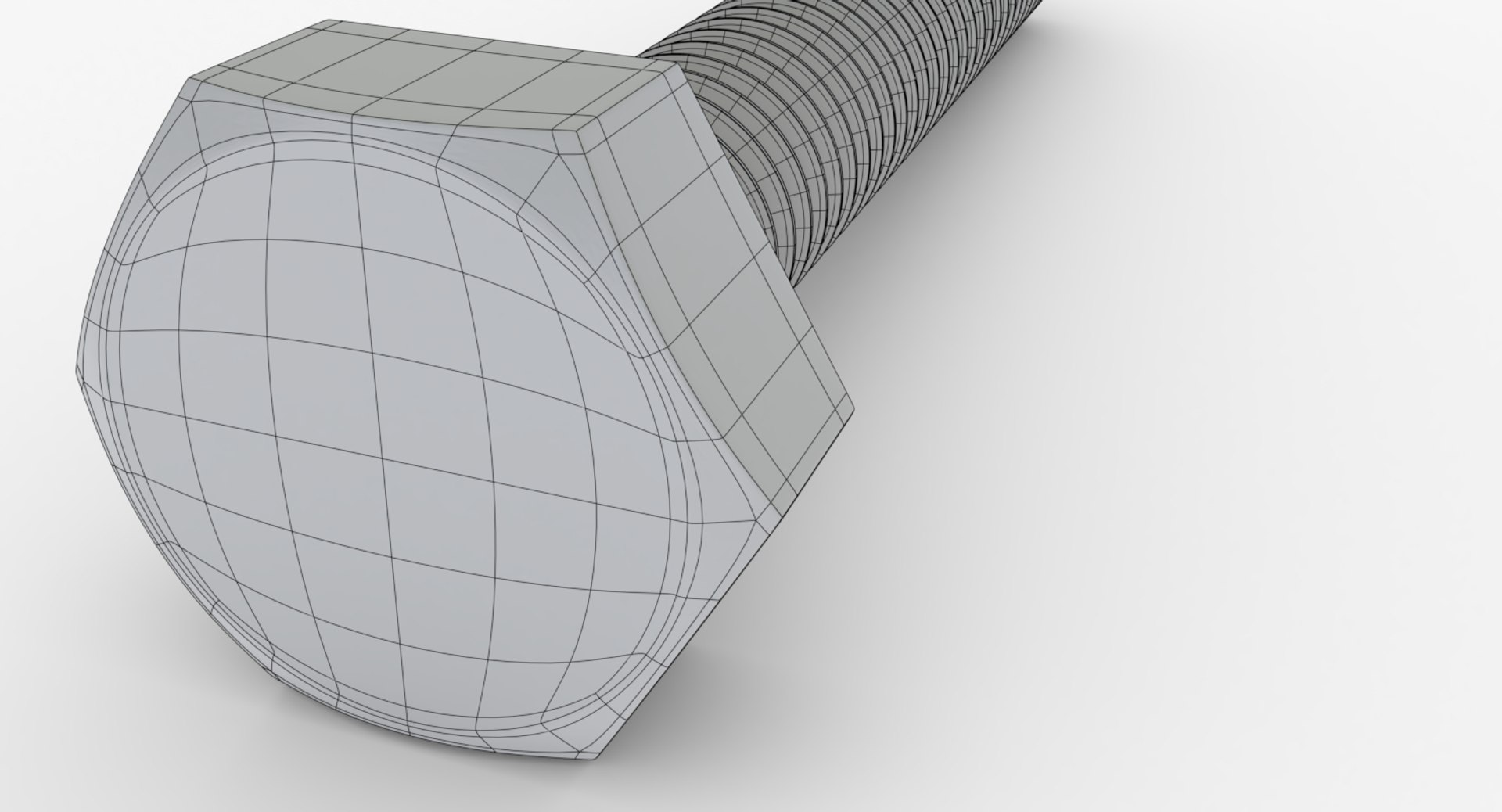 3D Hex Bolt M4x25 - TurboSquid 1355160