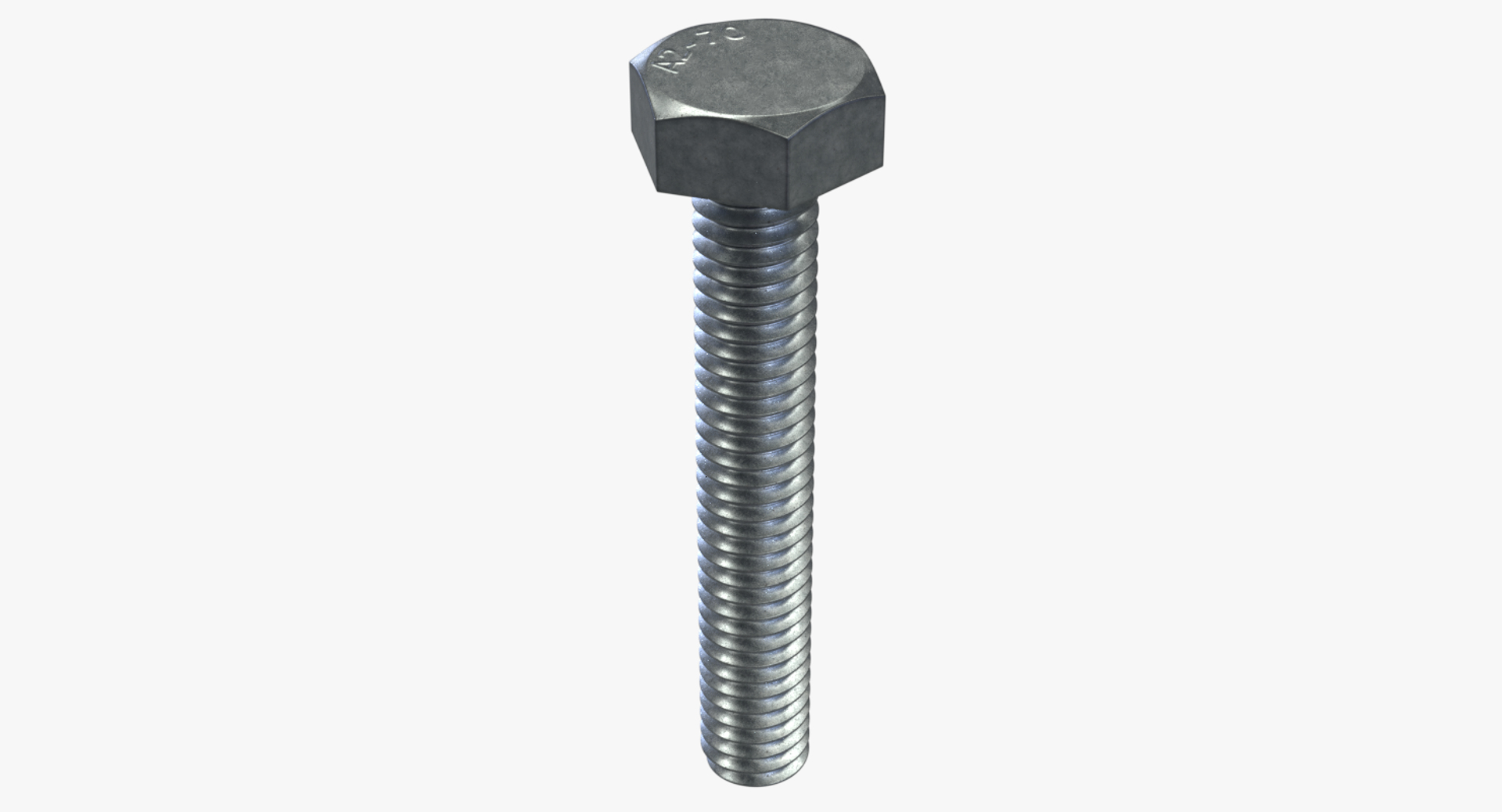 3D Hex Bolt M4x25 - TurboSquid 1355160