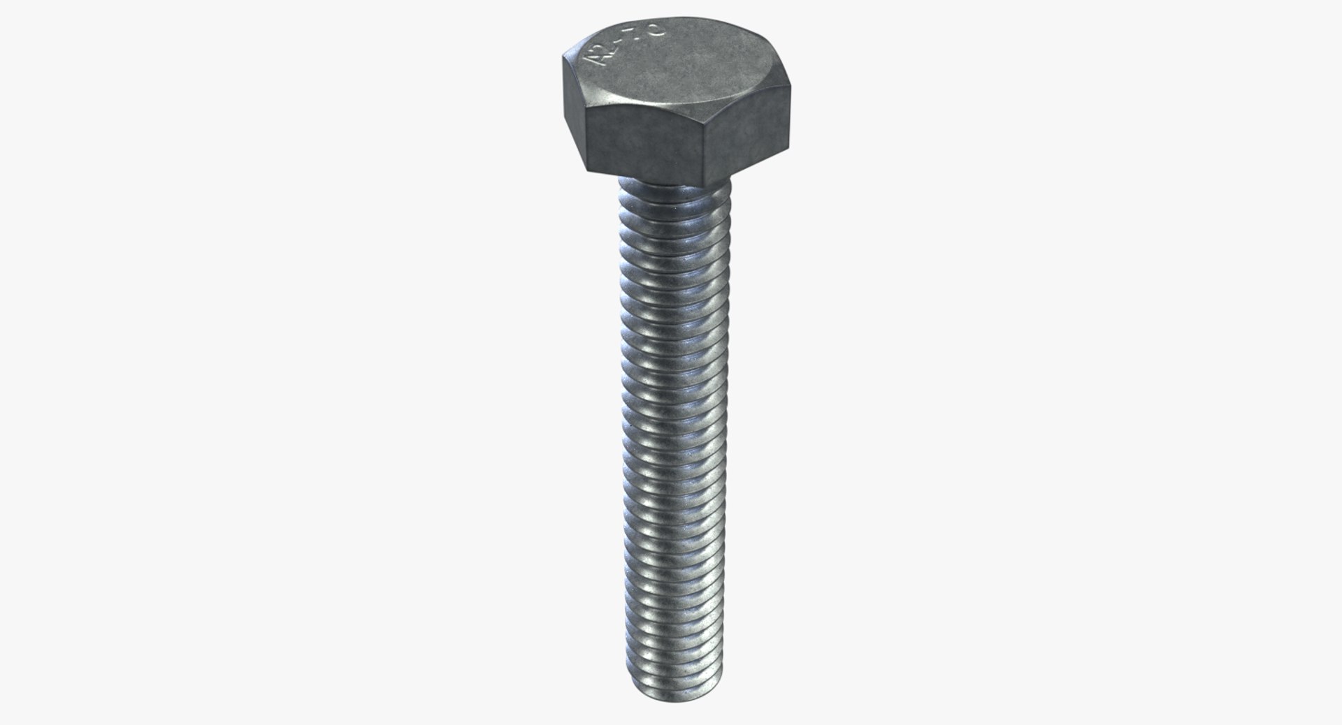 3D Hex Bolt M4x25 - TurboSquid 1355160