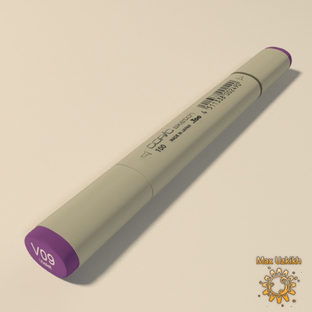 Copic Markers 3d Max