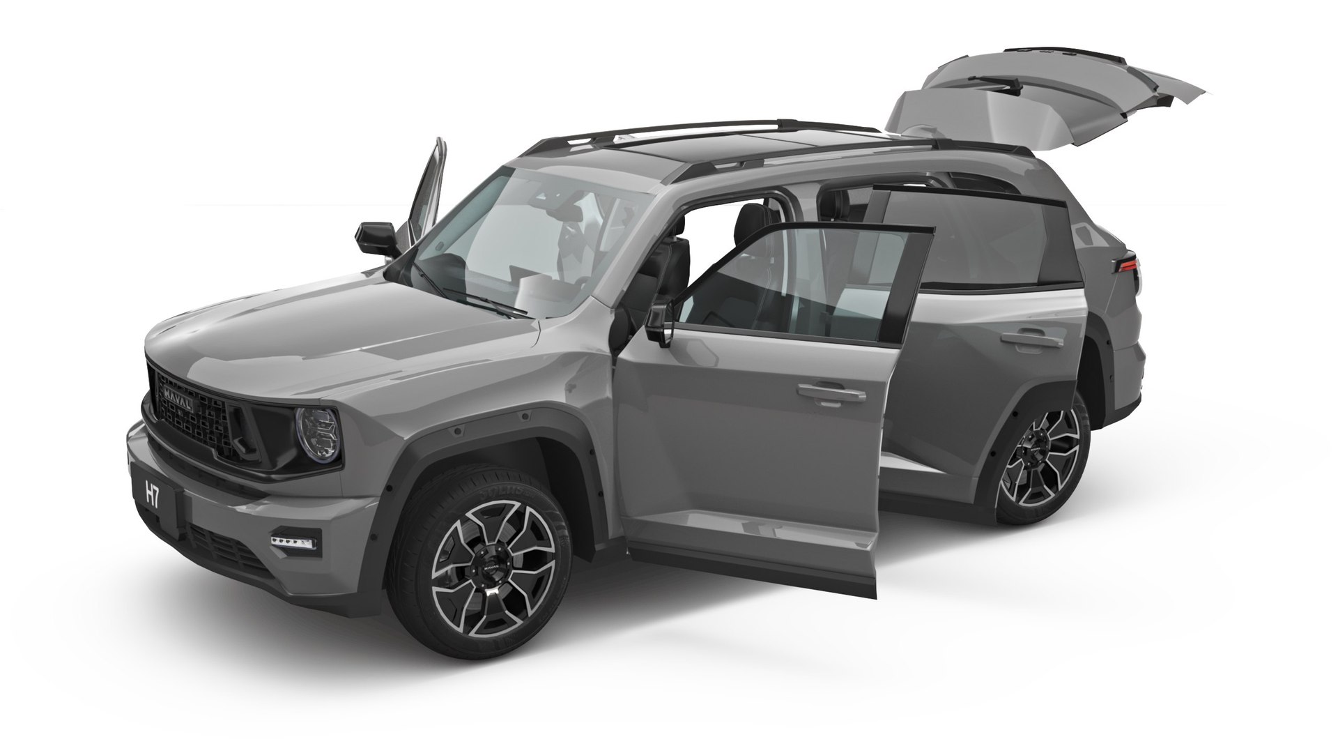 3D 2025 GWM Haval H7 HEV With Interior - TurboSquid 2459526