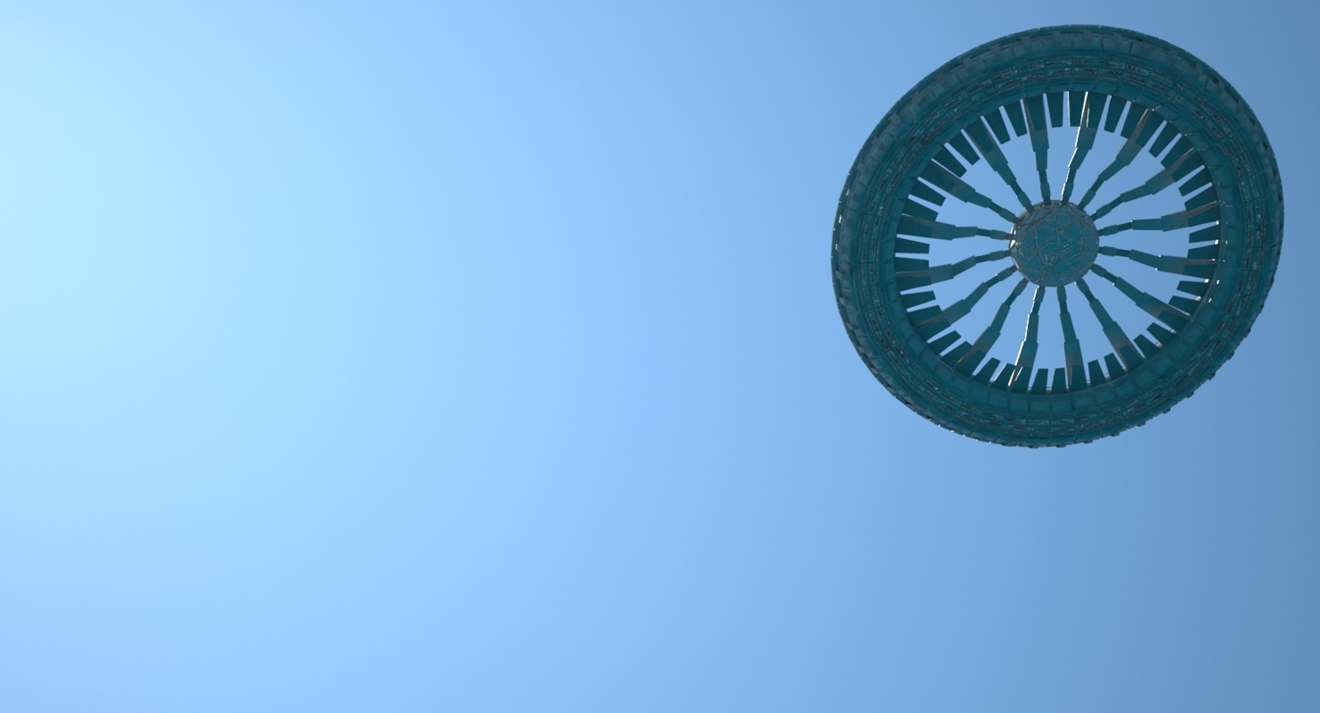 3D Ocean Flying City Model - TurboSquid 1200413