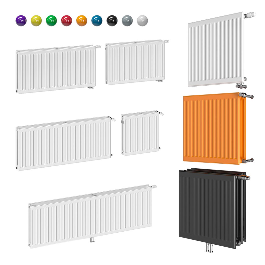 3D Radiators Purmo Set 01-05 - TurboSquid 1909700