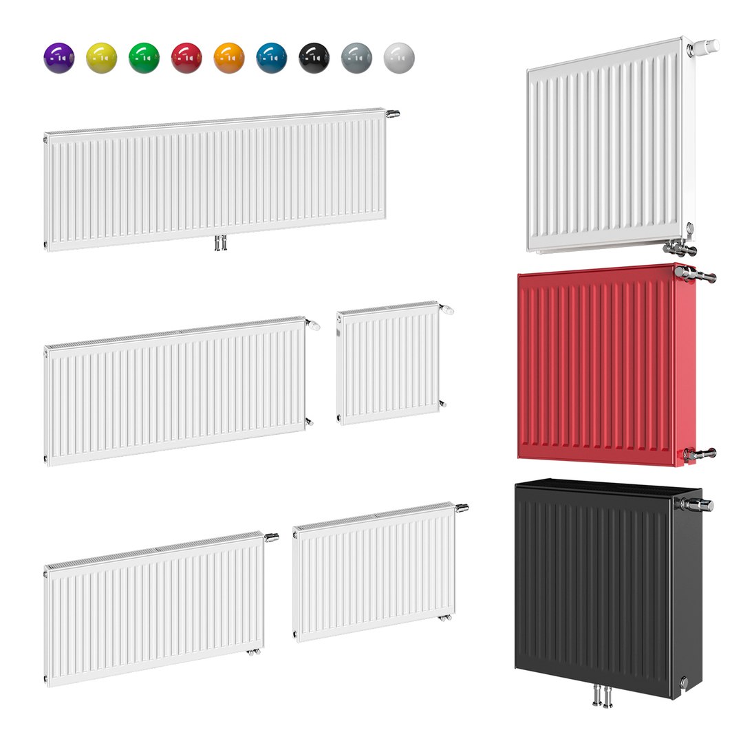 3D Radiators Purmo Set 01-05 - TurboSquid 1909700