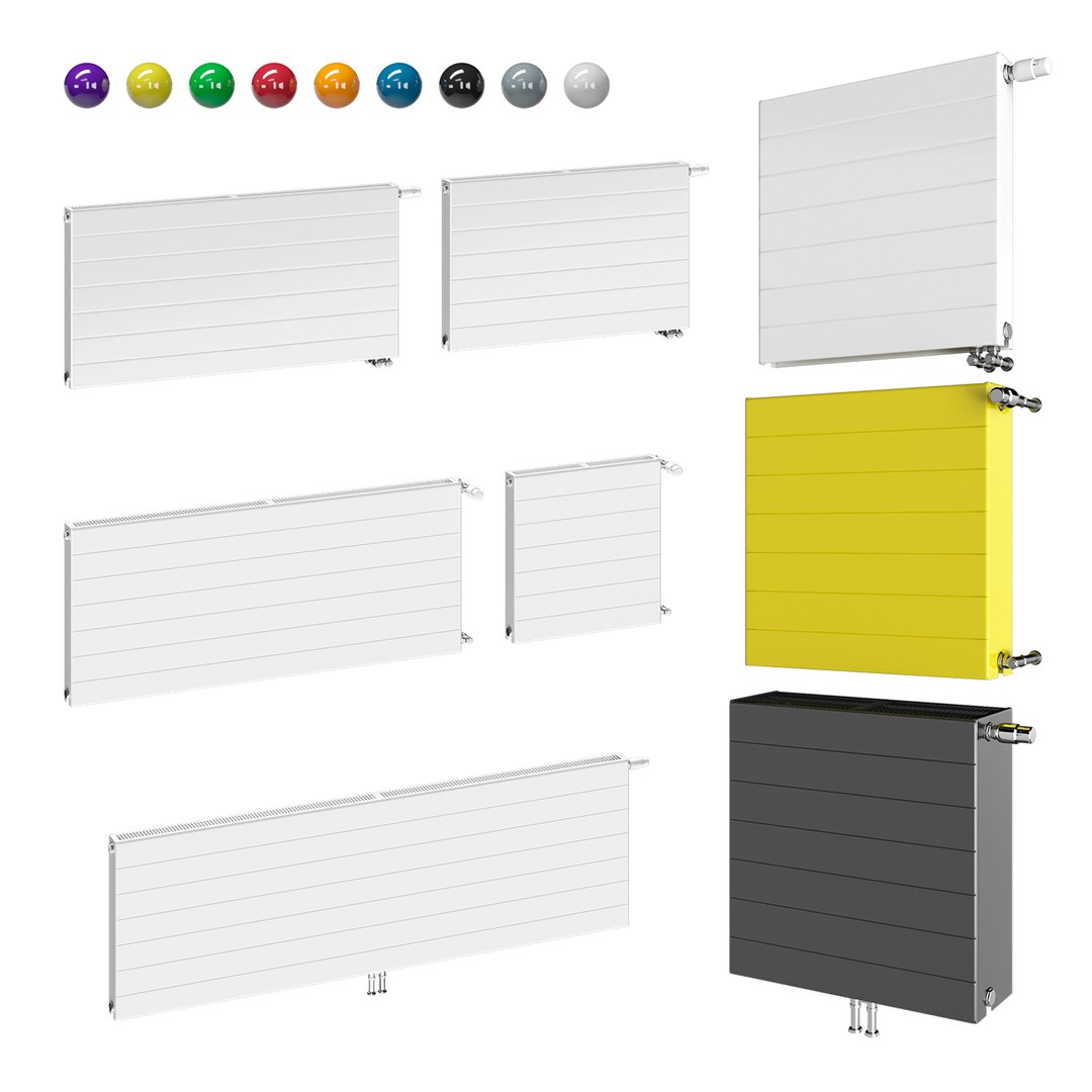 3D Radiators Purmo Set 01-05 - TurboSquid 1909700