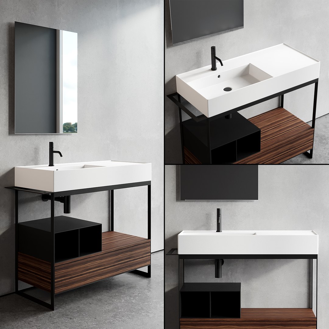 Solid Vanity Unit Model - TurboSquid 1590340