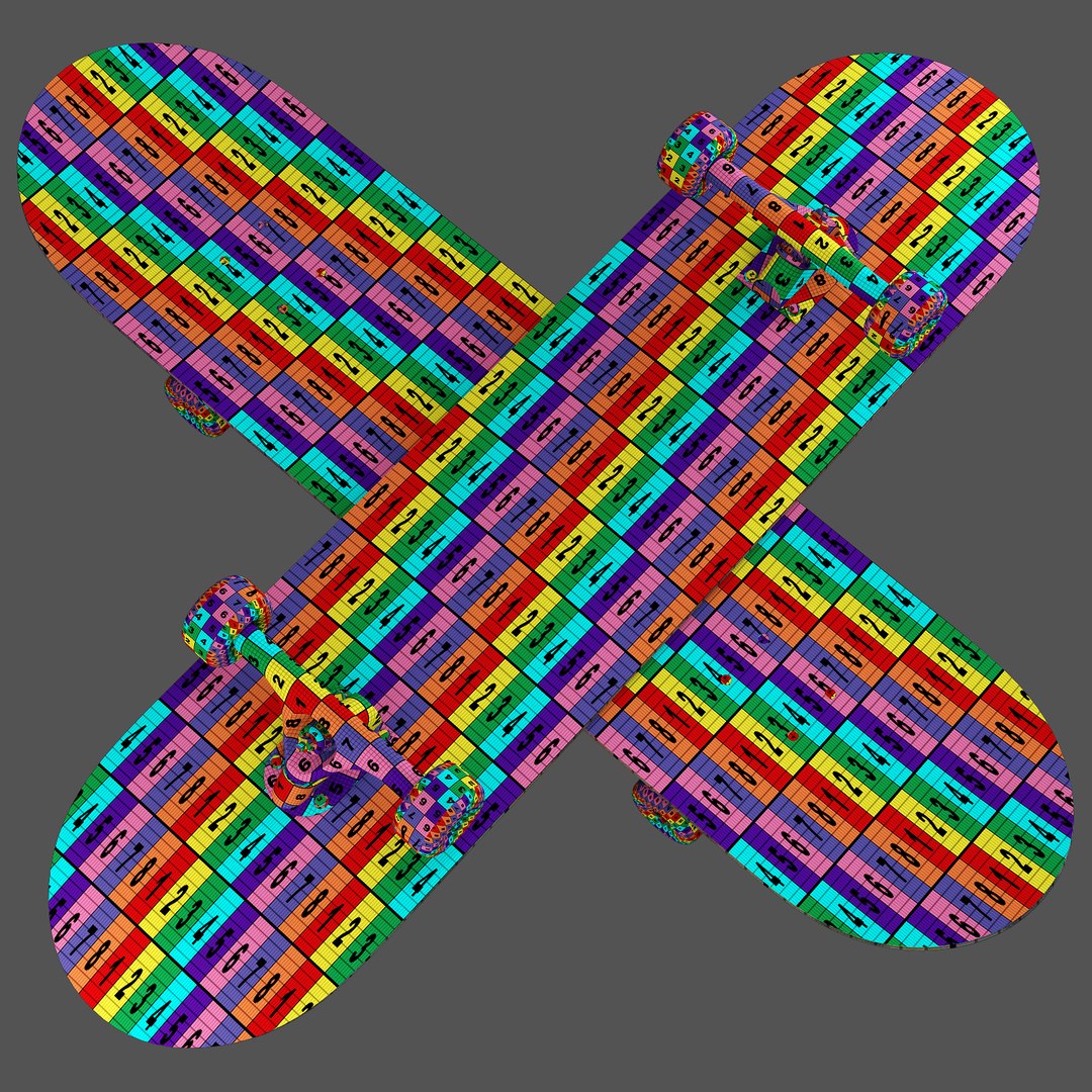 Decorative Set Cartoon Blue 3D - TurboSquid 2040950