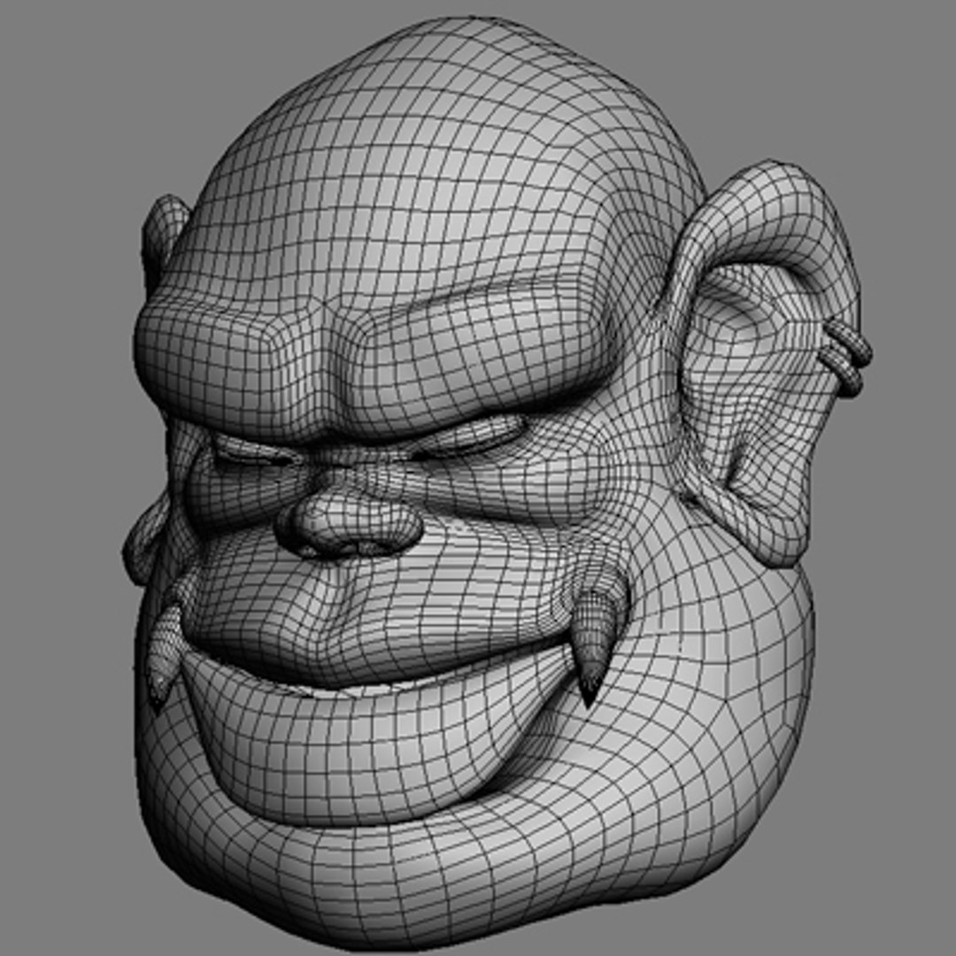 Goblin Face 3d Max