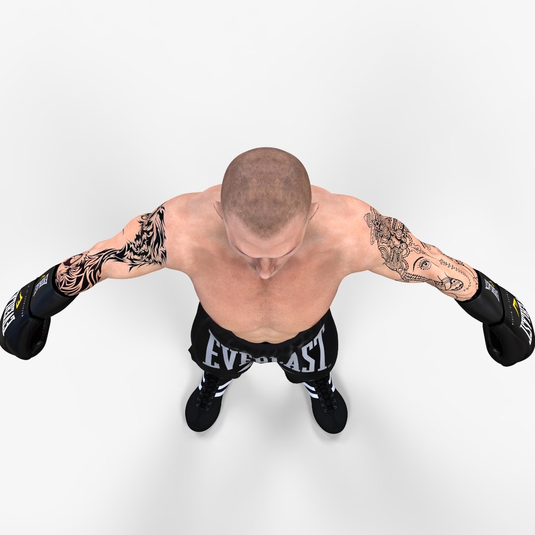 Boxer Man Obj