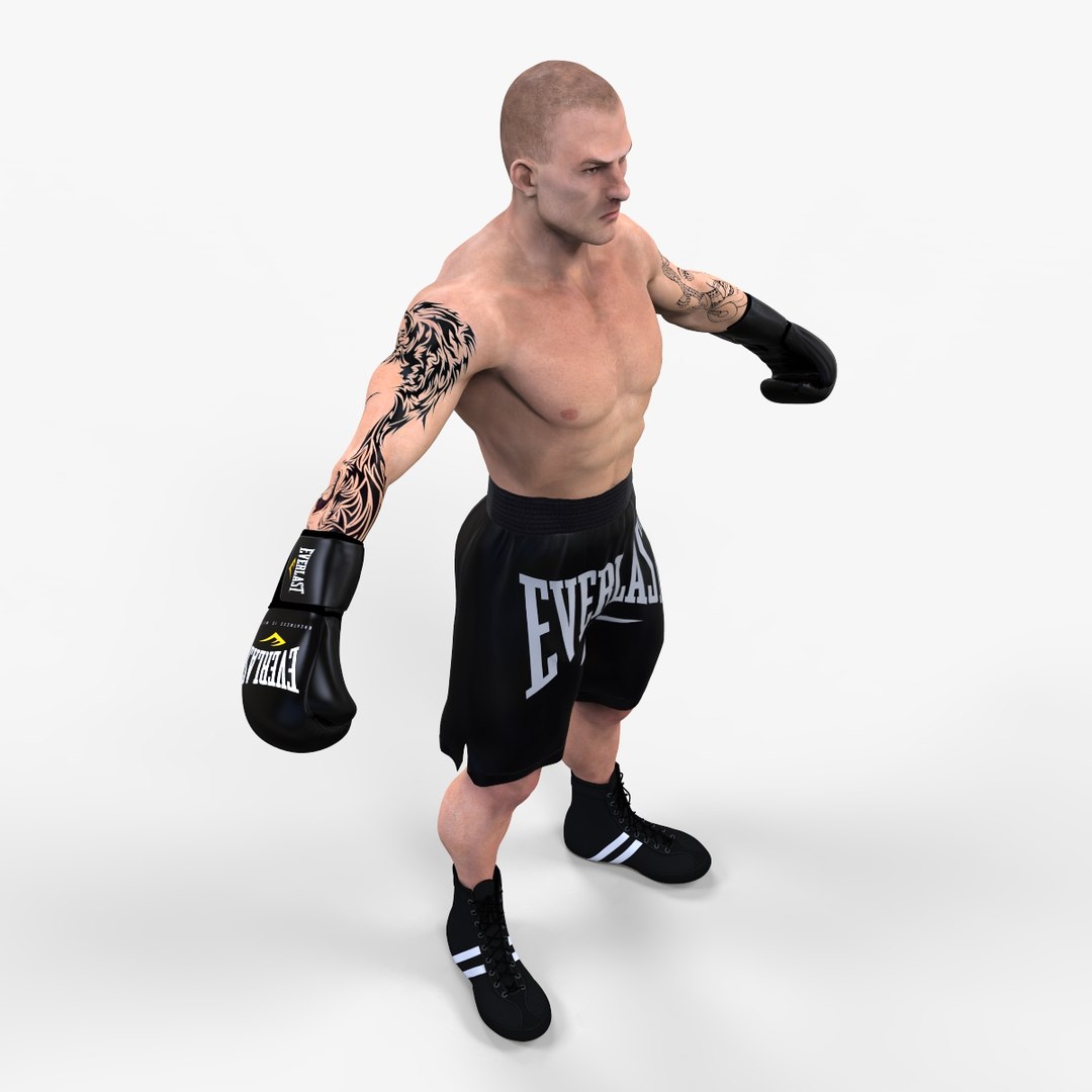 Boxer Man Obj