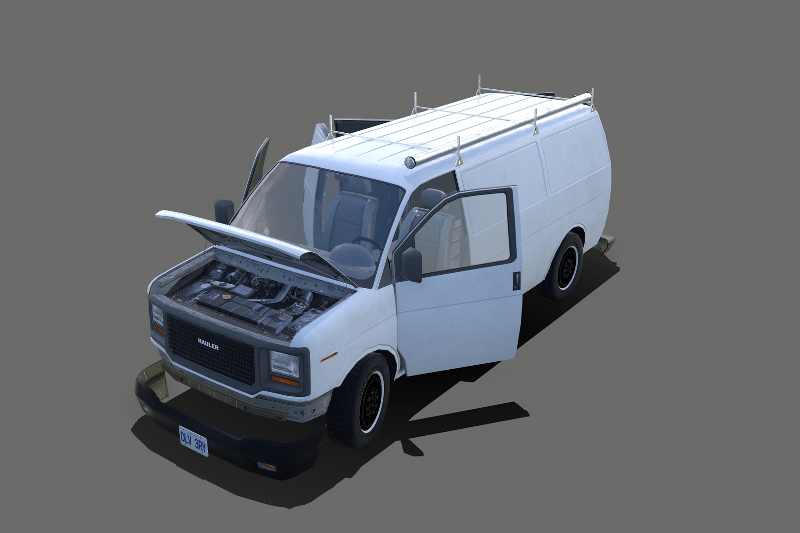 Modern Delivery Van 3D Model - TurboSquid 1263214