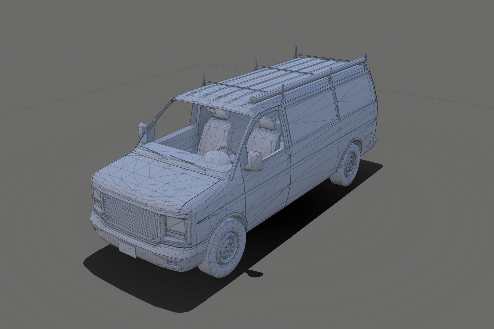 Modern Delivery Van 3D Model - TurboSquid 1263214