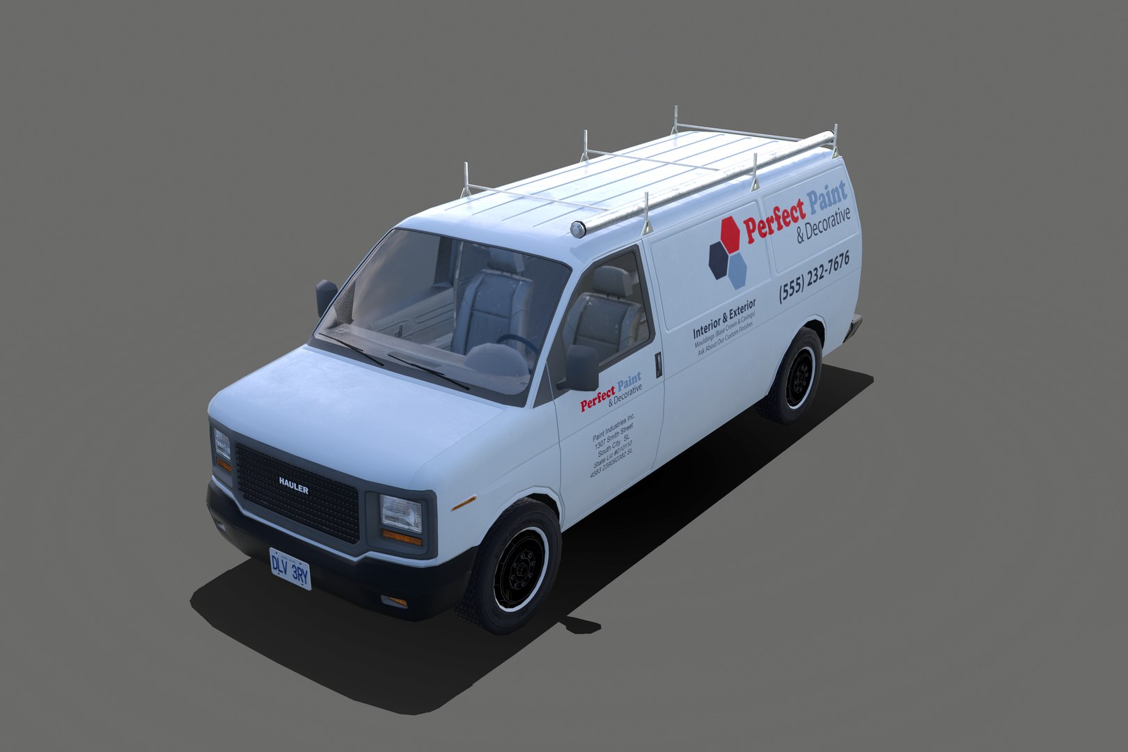 Modern Delivery Van 3D Model - TurboSquid 1263214
