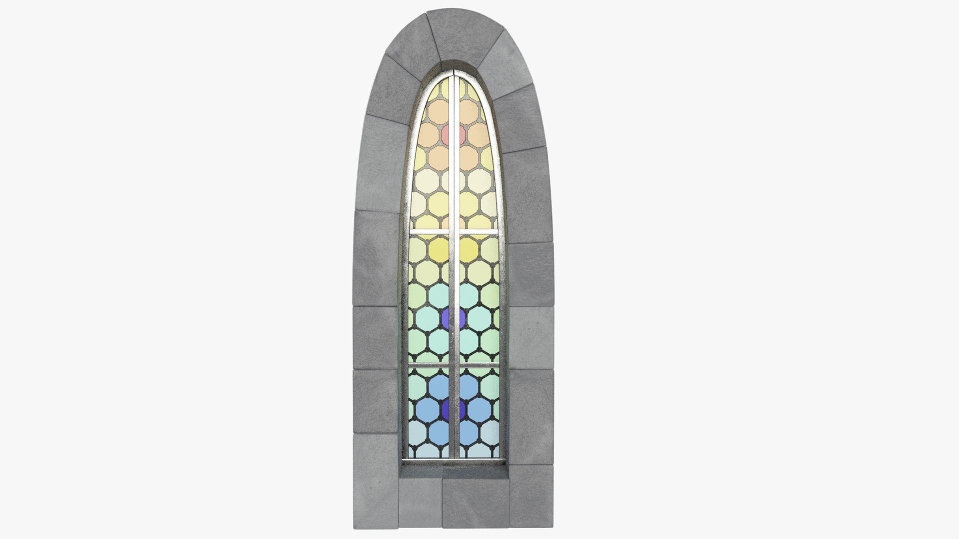 Stylized Old Castle Window Model - TurboSquid 1668216