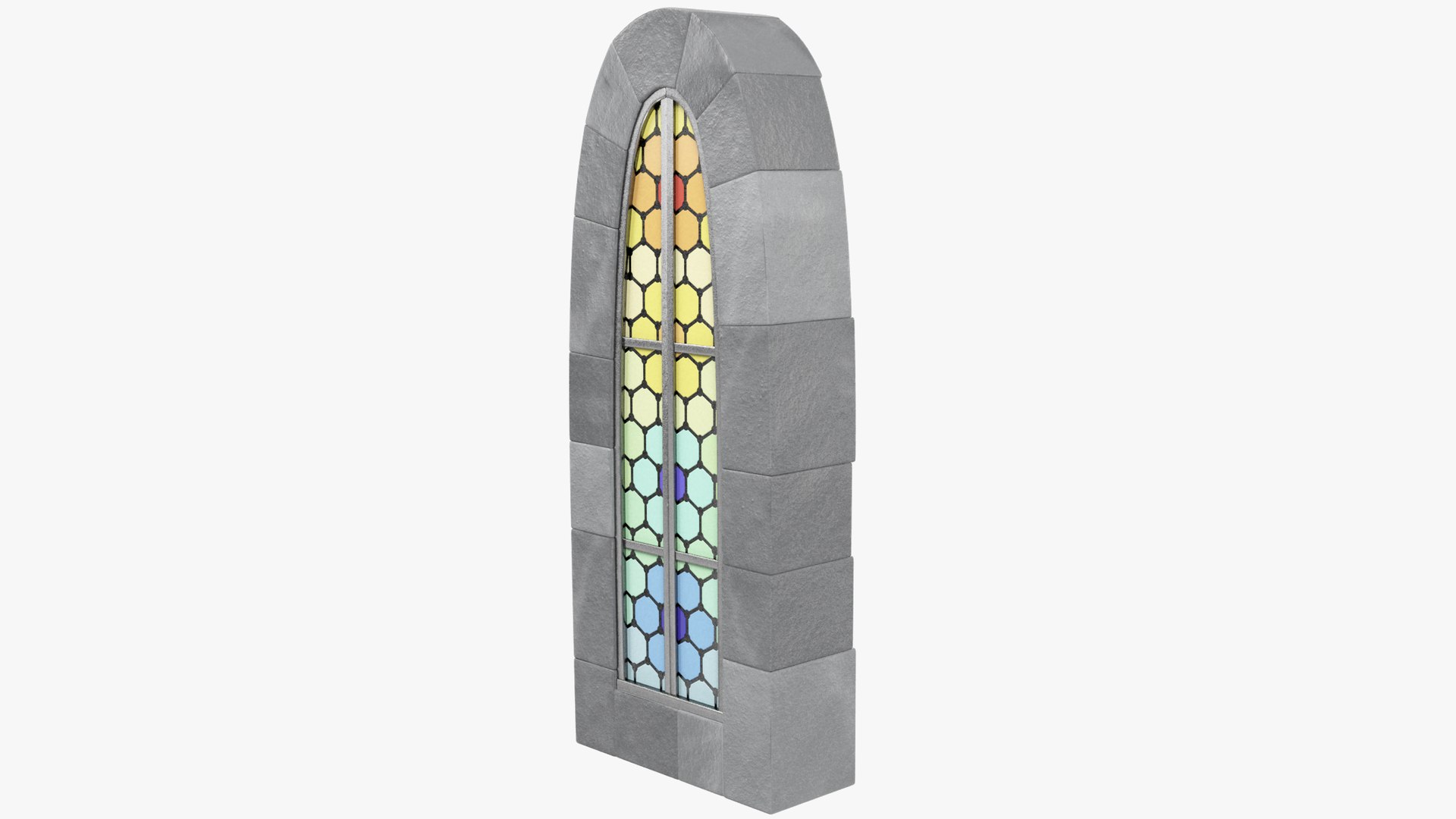 Stylized Old Castle Window Model - TurboSquid 1668216