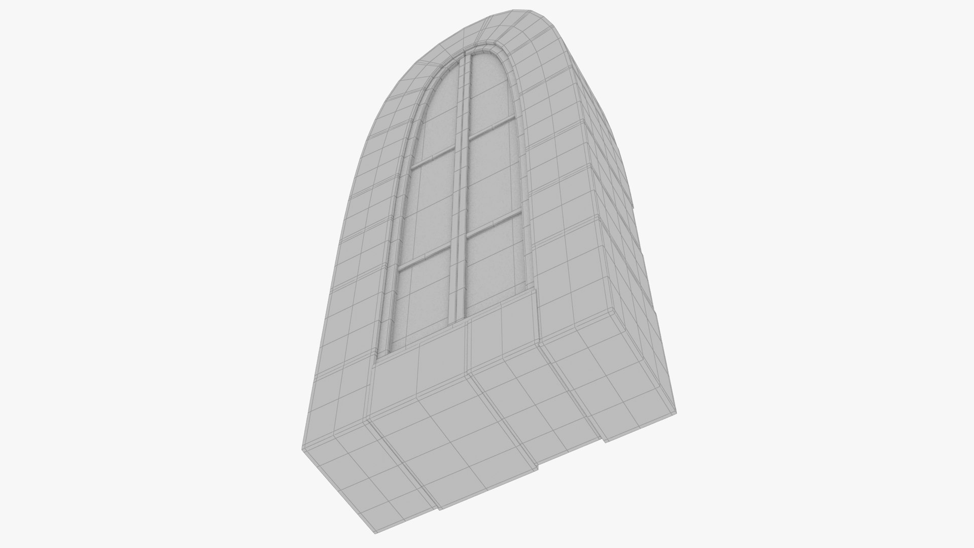 Stylized Old Castle Window Model - TurboSquid 1668216