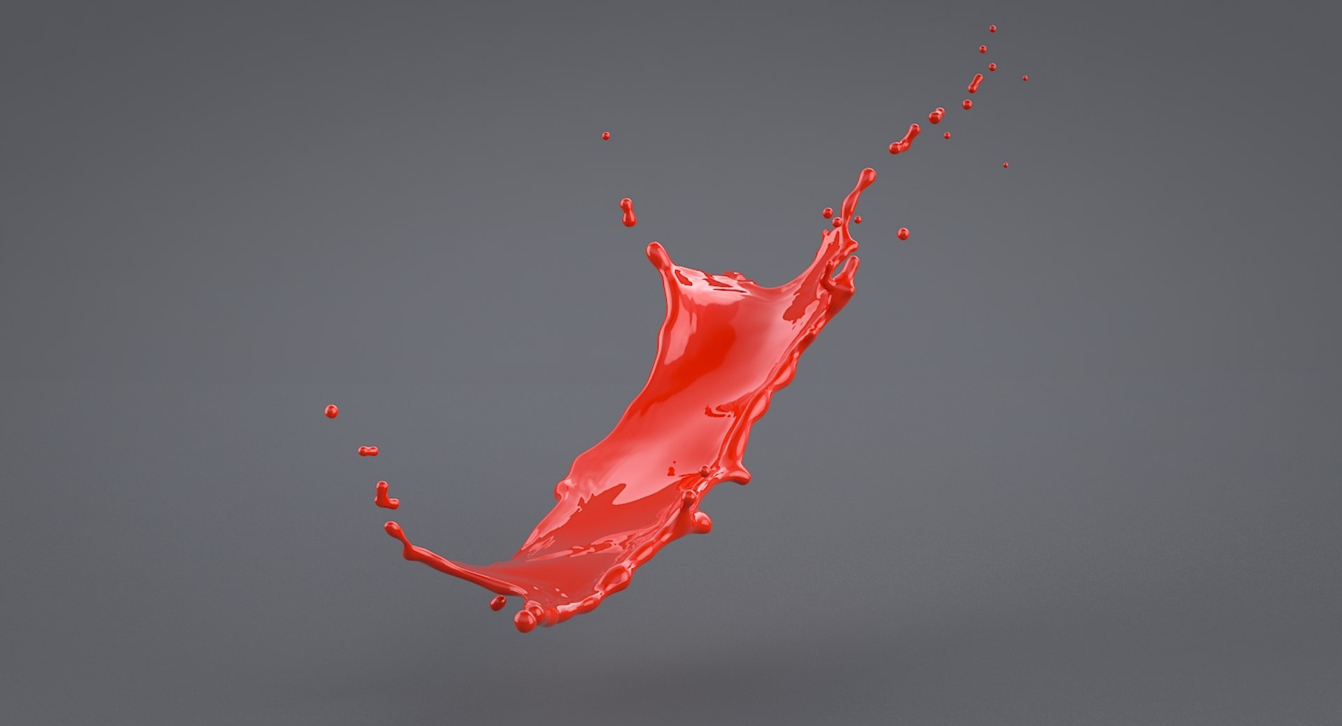 3D abstract liquid splash - TurboSquid 1381802
