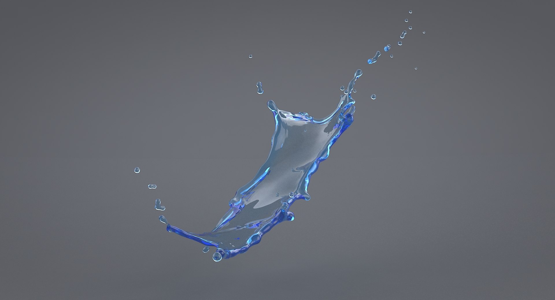 3D Abstract Liquid Splash - TurboSquid 1381802