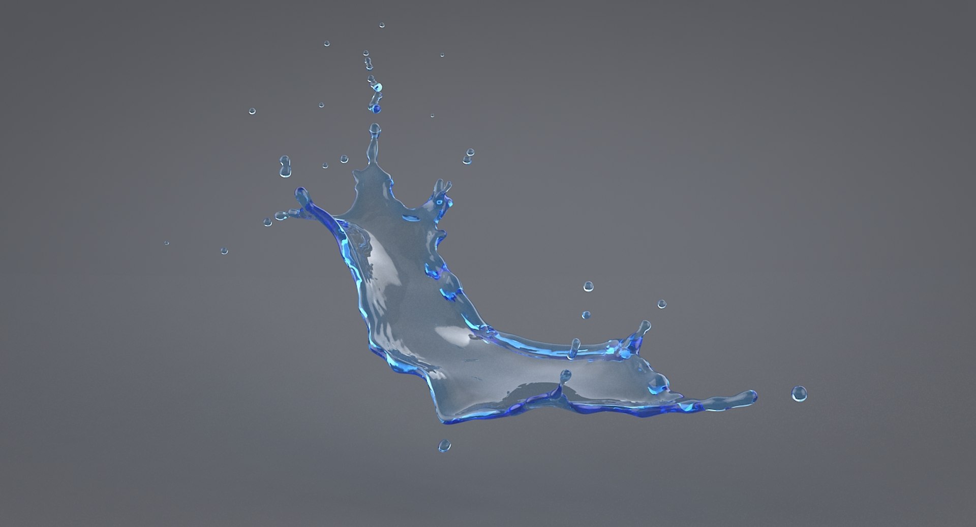 3D Abstract Liquid Splash - TurboSquid 1381802