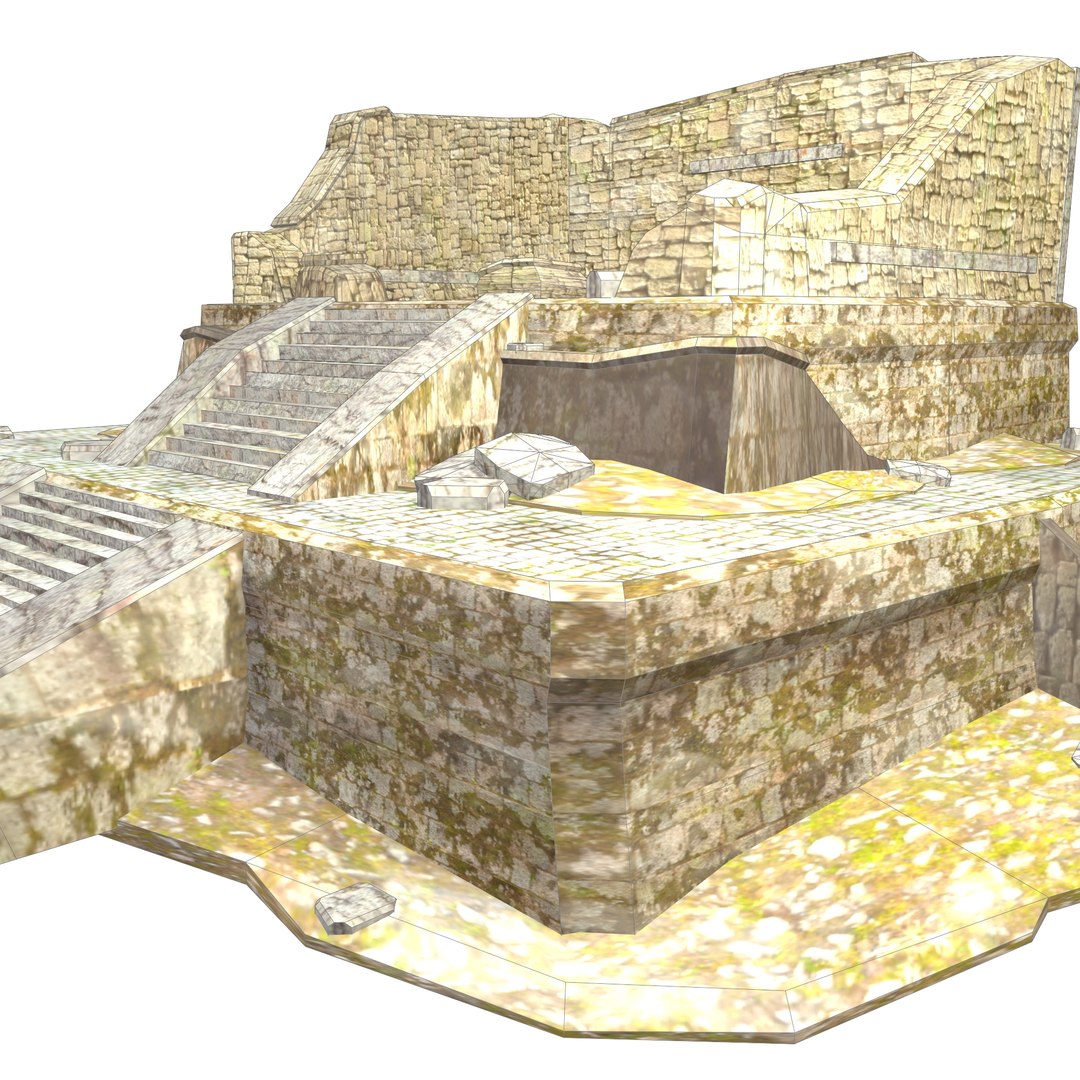 3D Mayan Building - - TurboSquid 1586703