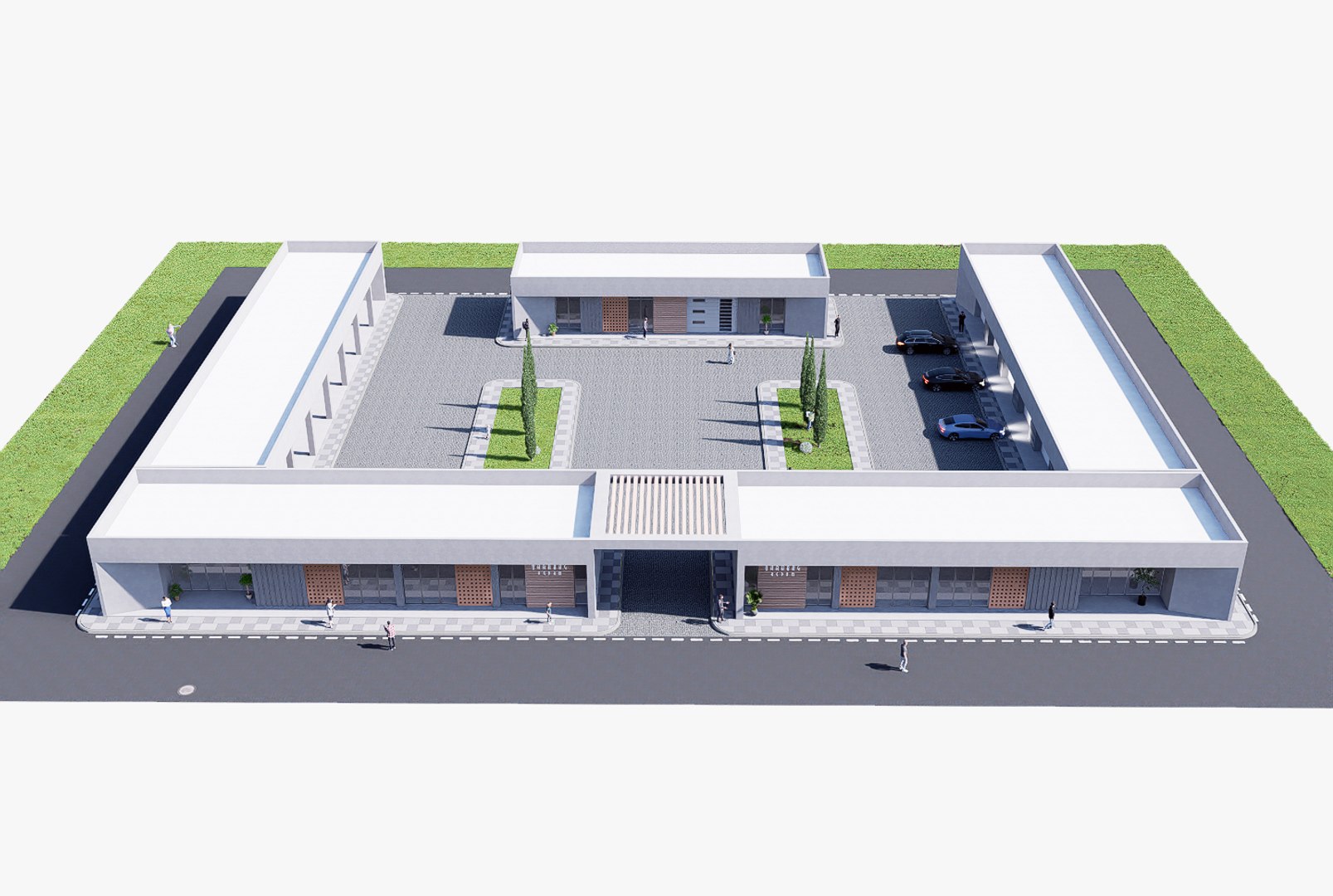 3D Model Commercial Building - TurboSquid 2387451