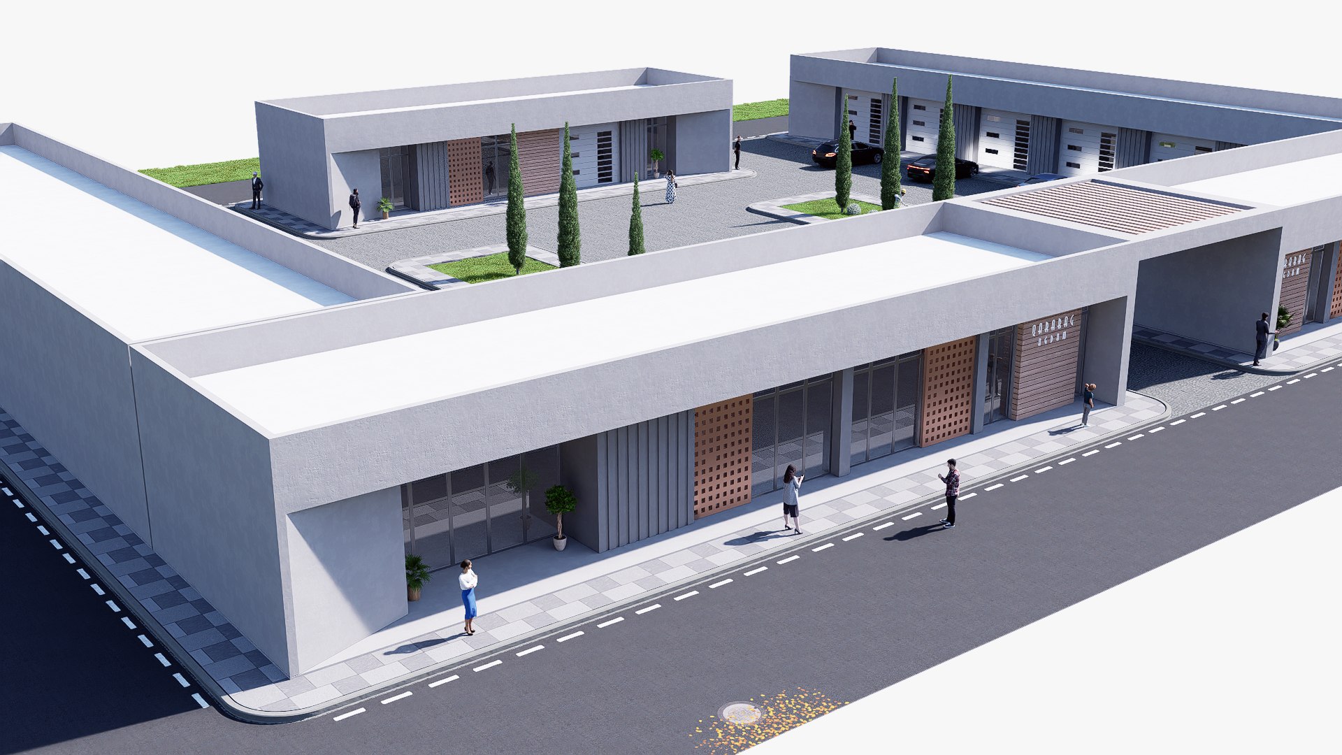 3D Model Commercial Building - TurboSquid 2387451