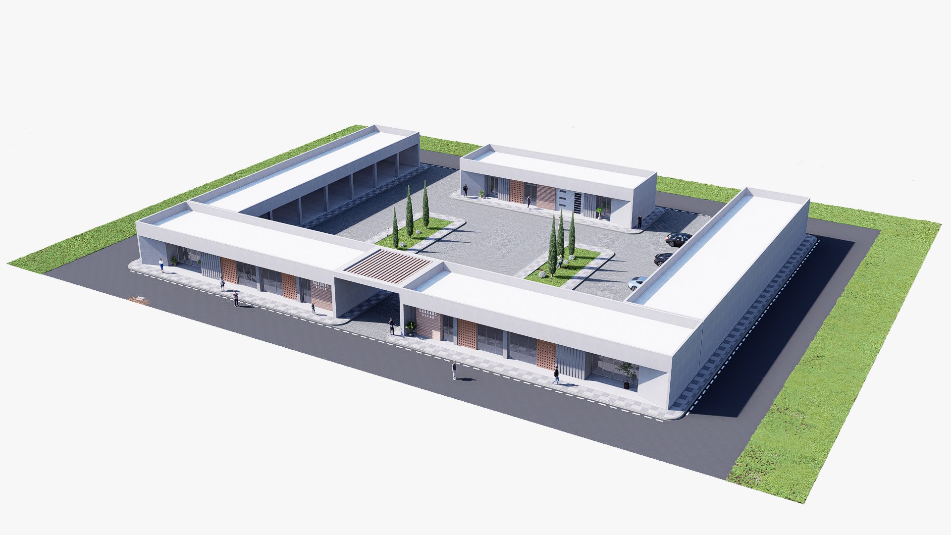 3D Model Commercial Building - TurboSquid 2387451