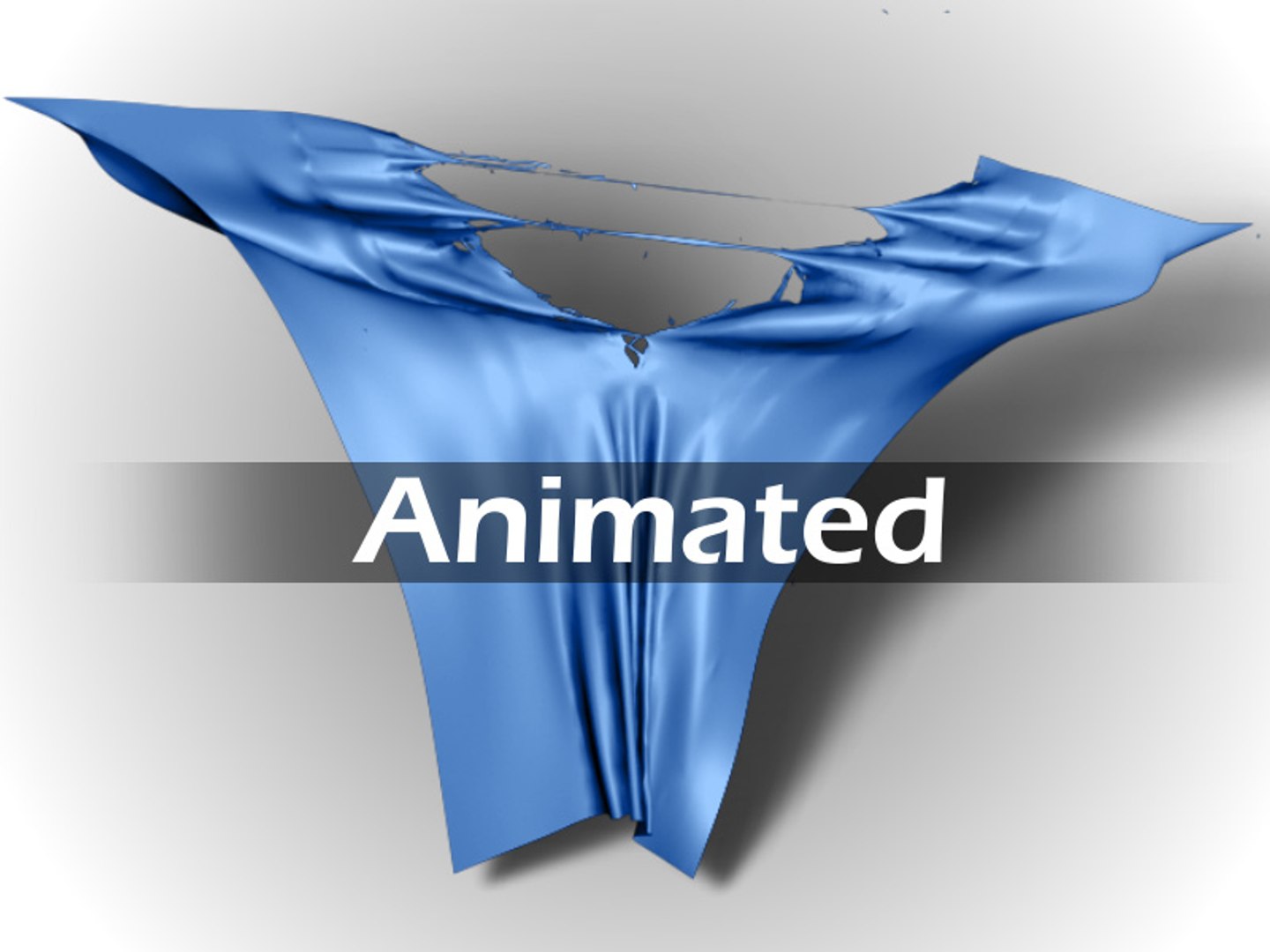 3d Cloth Torn Model