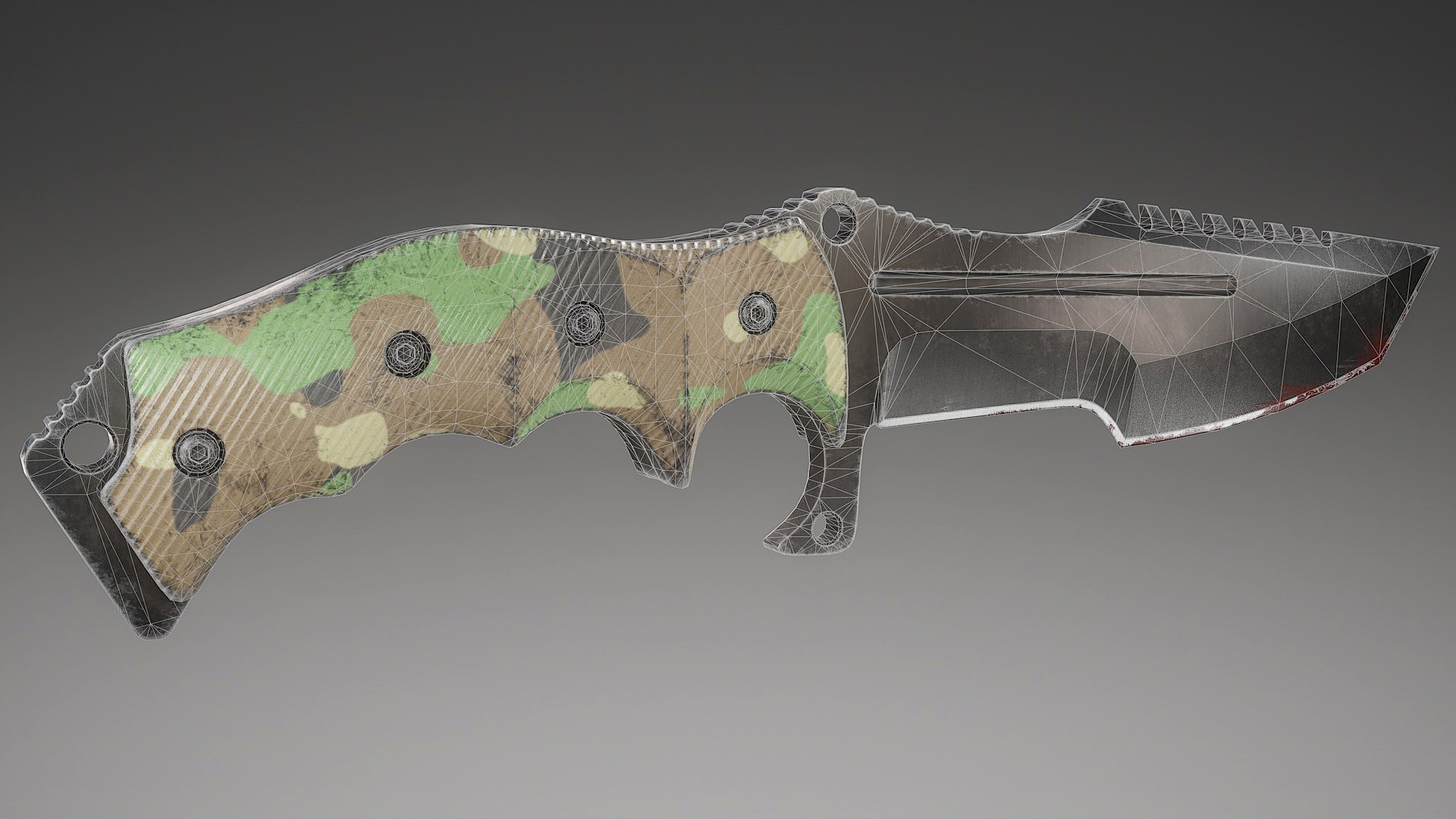 Tactical Combat Knife V4 3D Model - TurboSquid 2252085