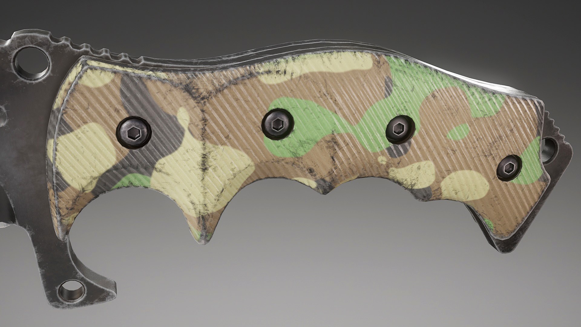 Tactical Combat Knife V4 3D Model - TurboSquid 2252085