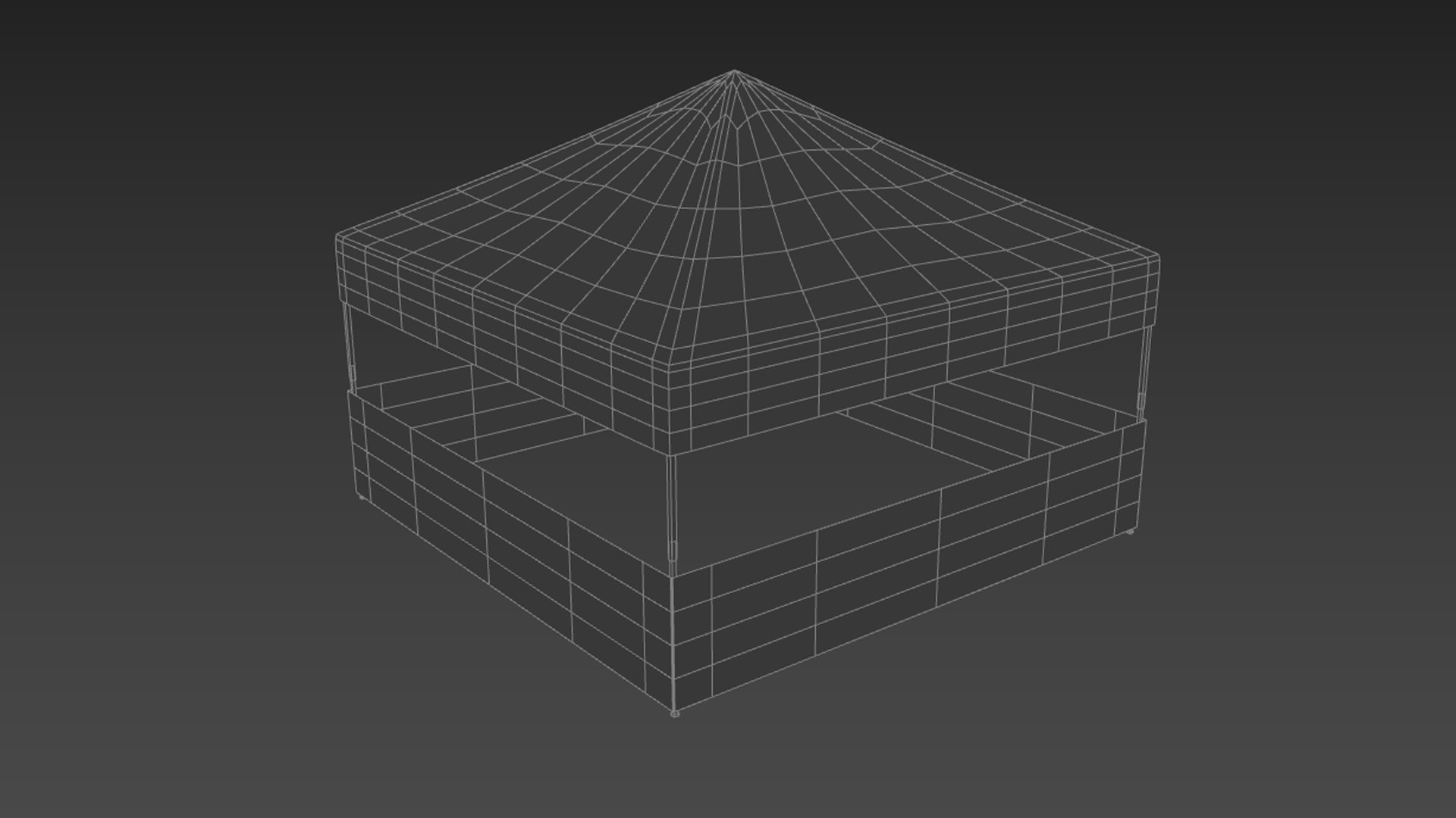 3D realistic tent 5x5 meters - TurboSquid 1504523