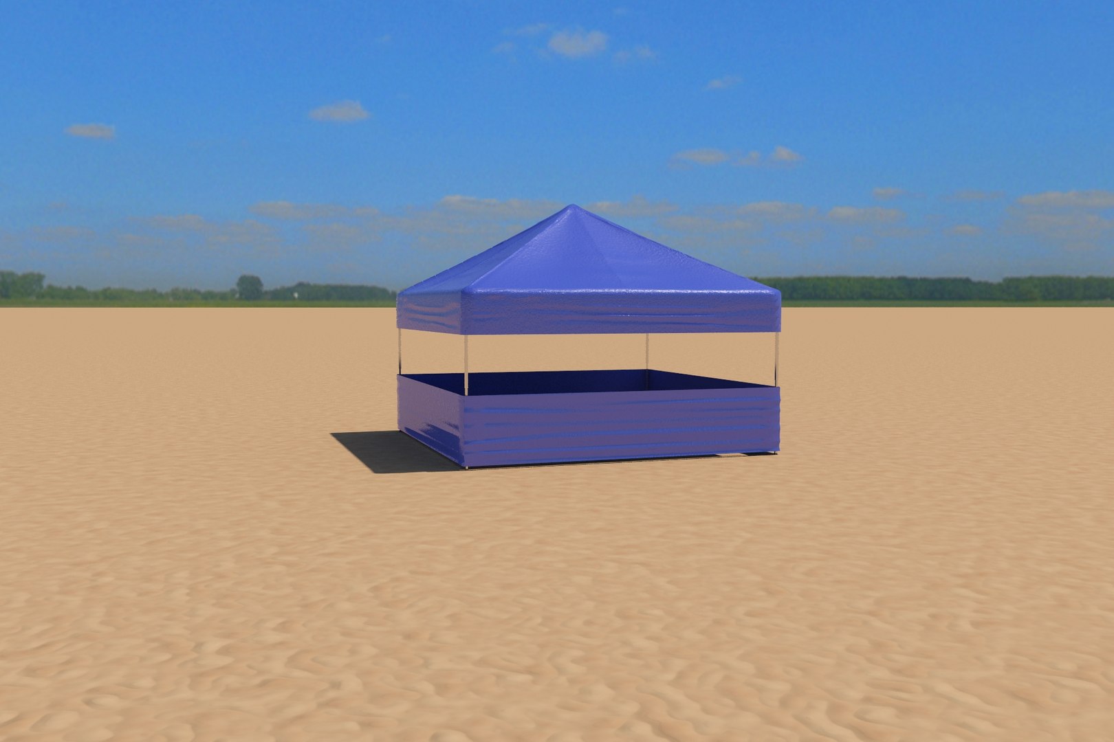 3D realistic tent 5x5 meters - TurboSquid 1504523