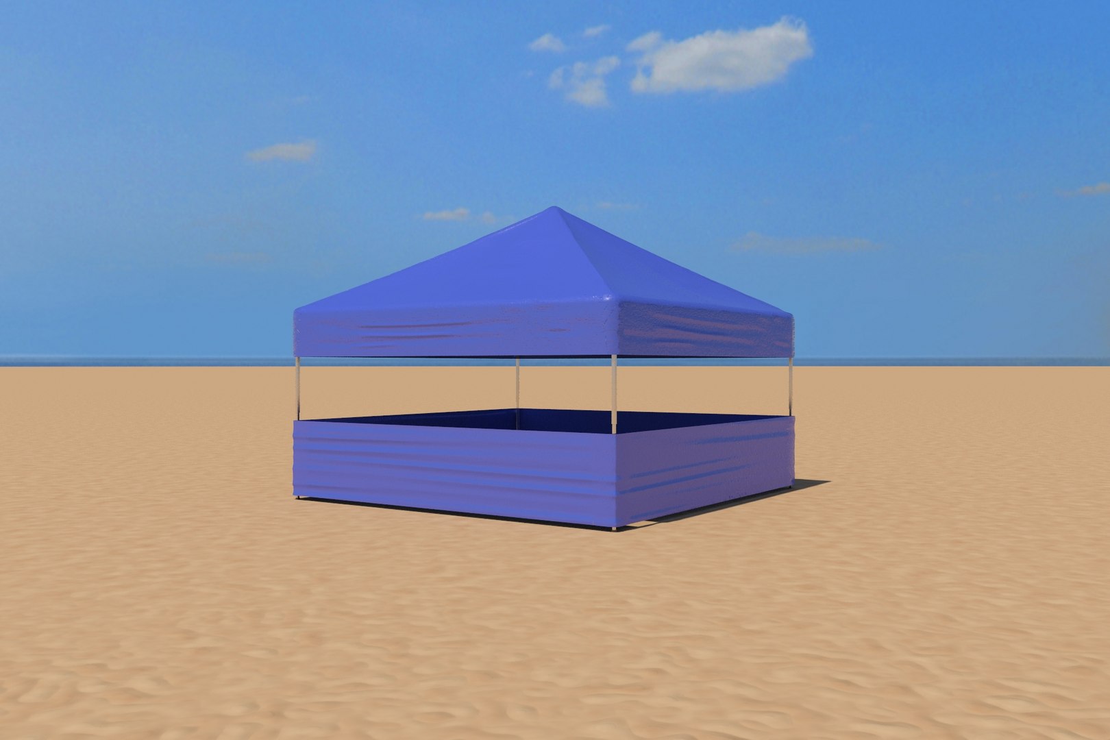 3D realistic tent 5x5 meters - TurboSquid 1504523