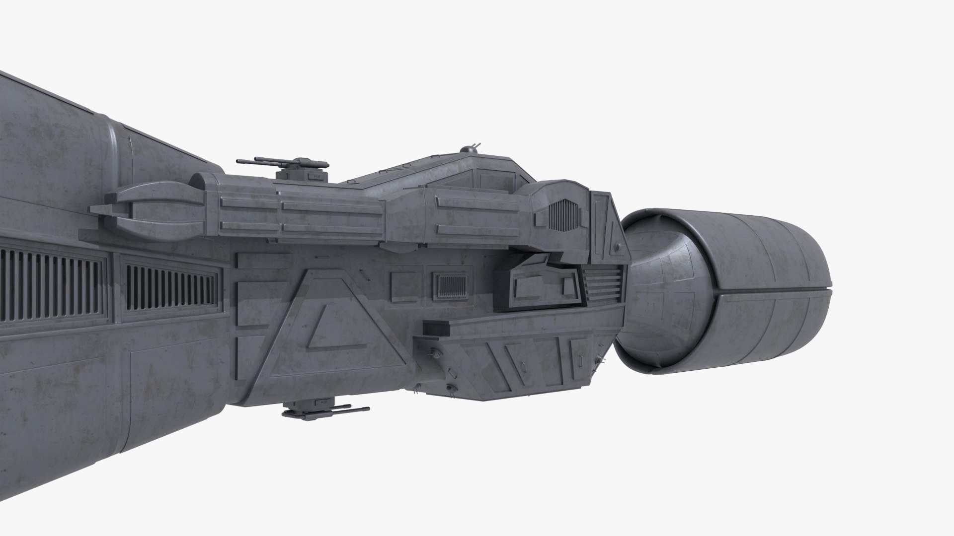 3D Space Ship Falcon 7 Model - TurboSquid 1989997