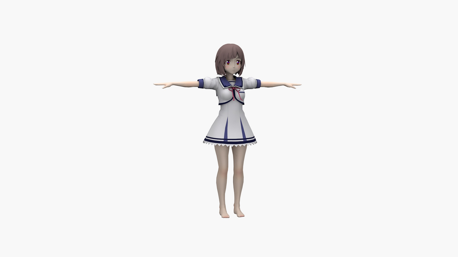 3D Anime Nanako Model - TurboSquid 1851569