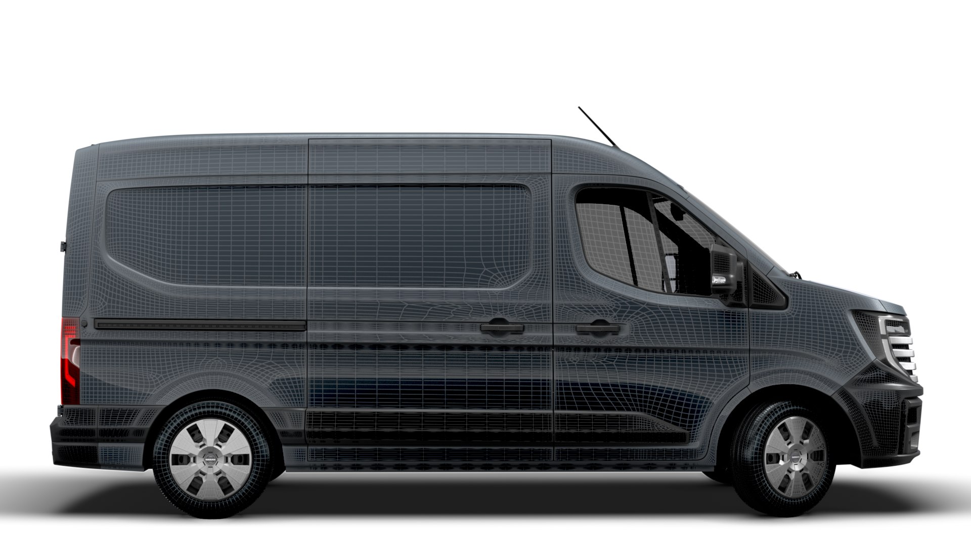 3D Nissan Interstar High Roof Van L2H2 2024 - TurboSquid 2190175