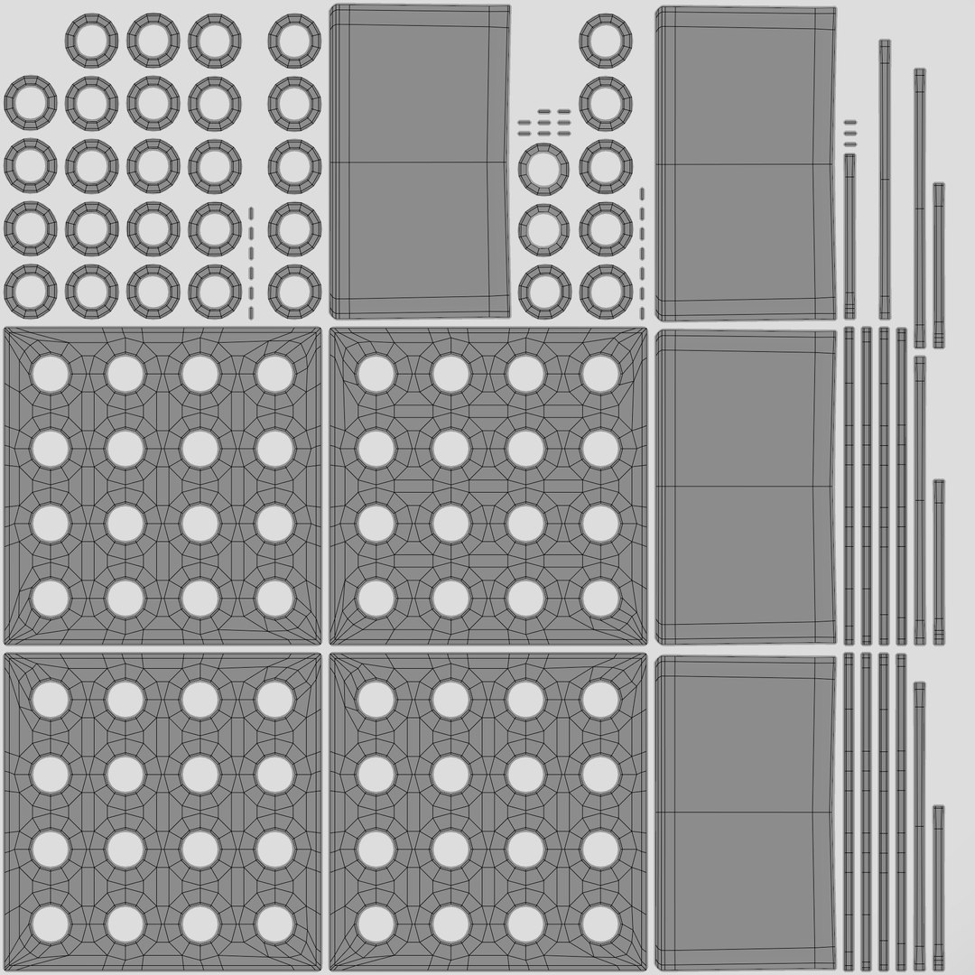 3D Model Test Tubes Rack - TurboSquid 1523536